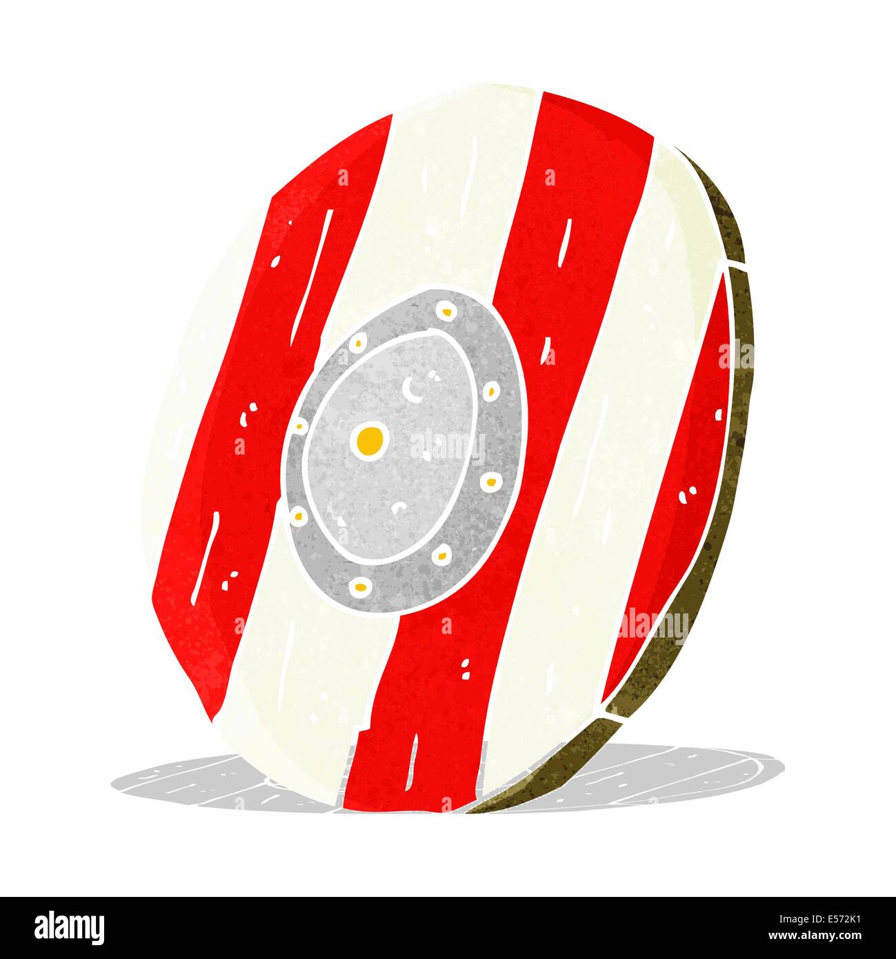 Cartoon wooden shield Cut Out Stock Images & Pictures - Alamy