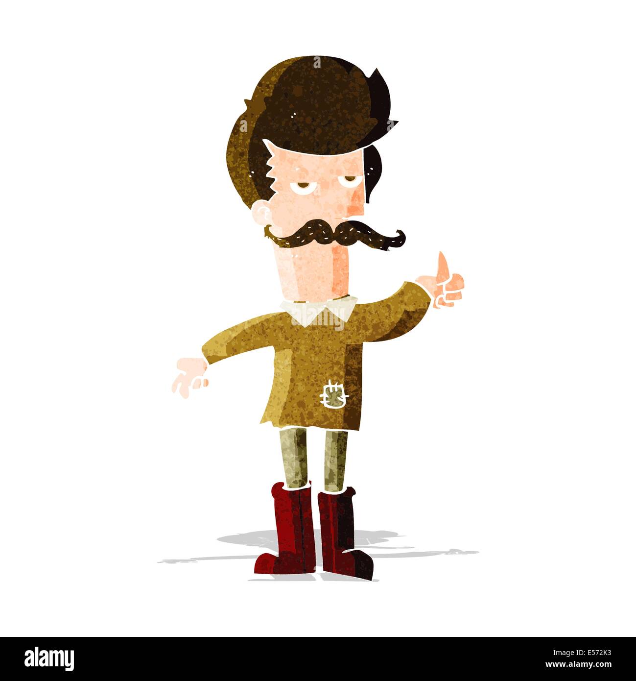 cartoon old man in poor clothes Stock Vector Image & Art - Alamy