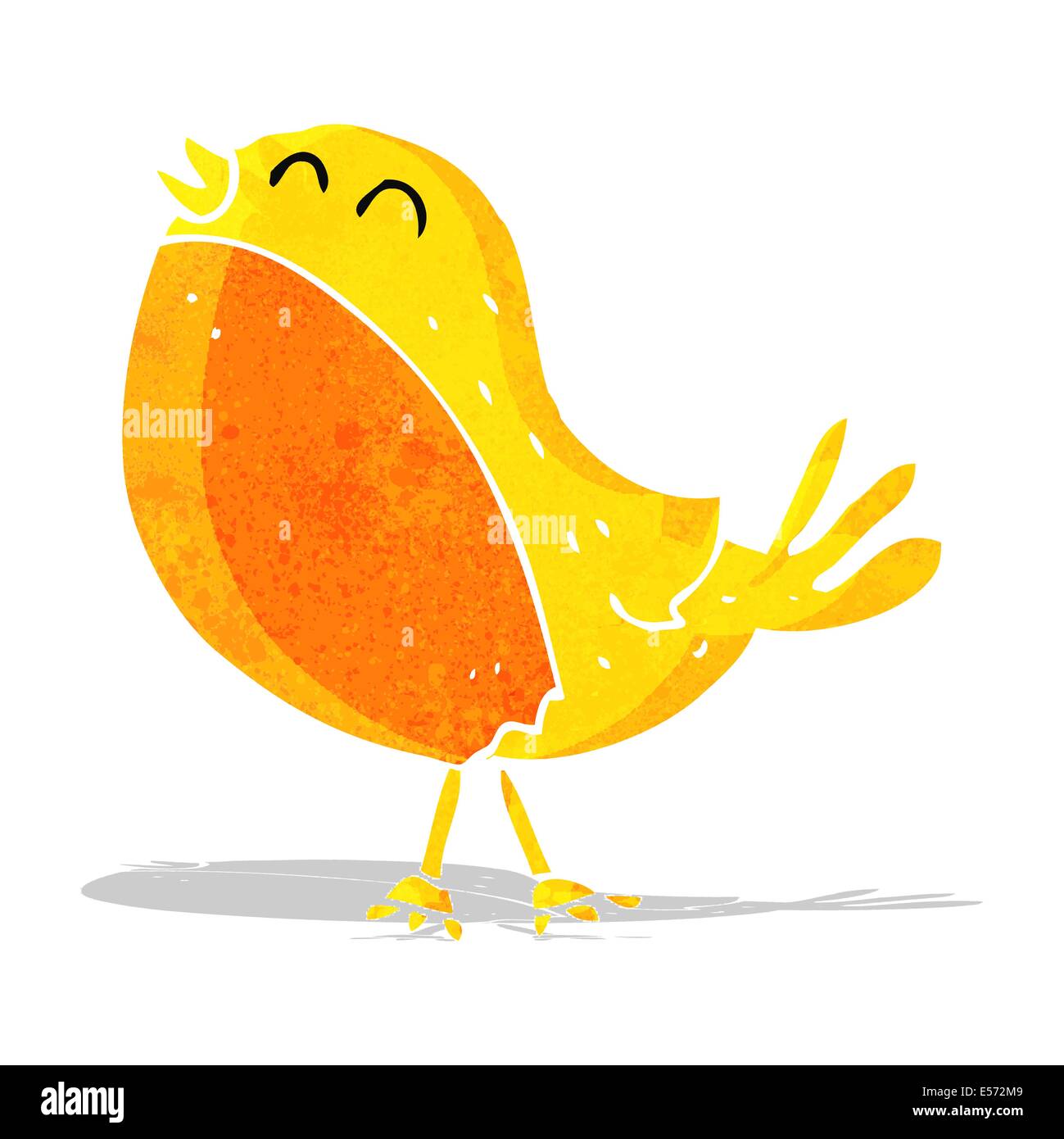 cartoon singing bird Stock Vector Image & Art - Alamy