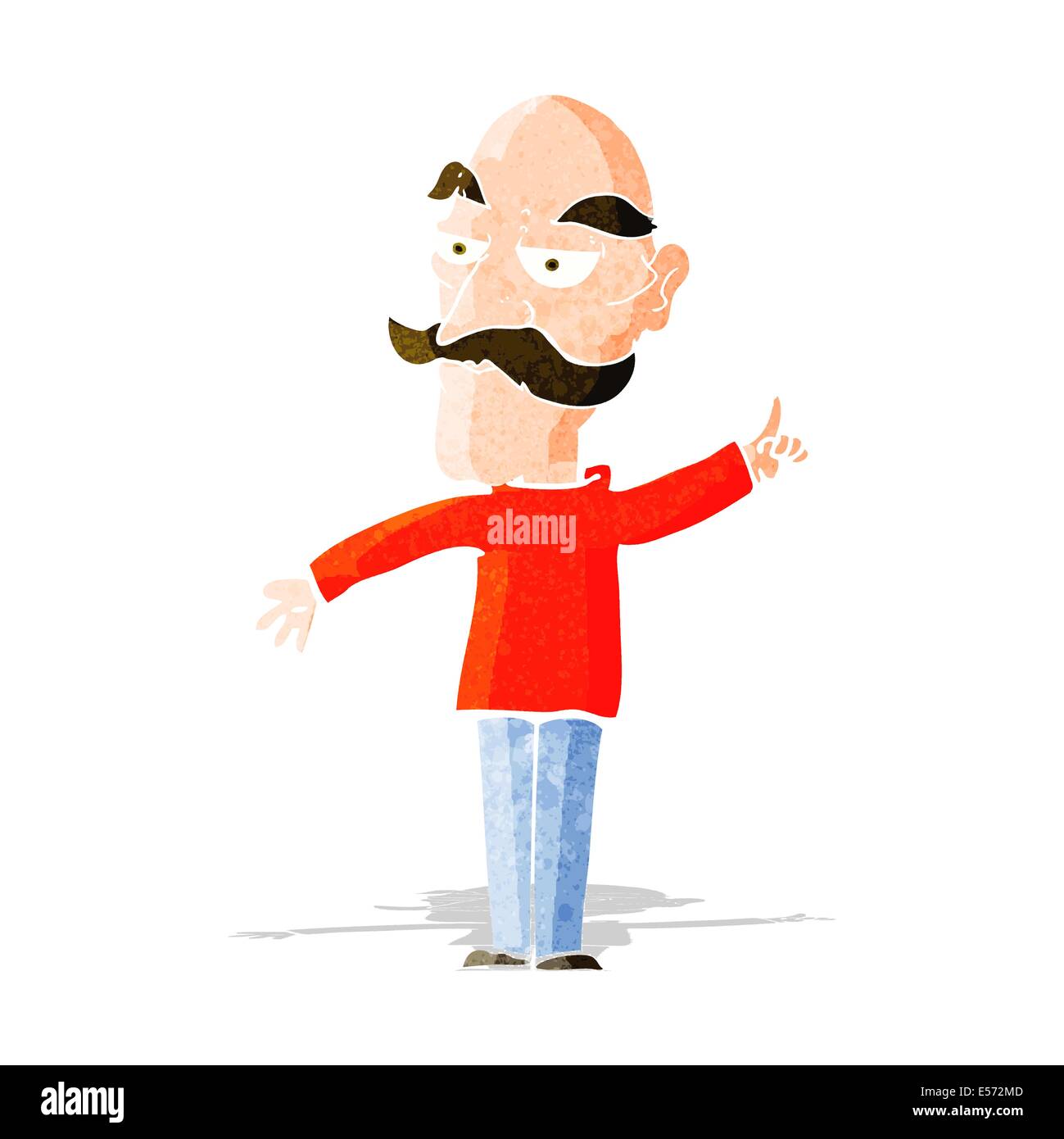 cartoon old man telling story Stock Vector Image & Art - Alamy