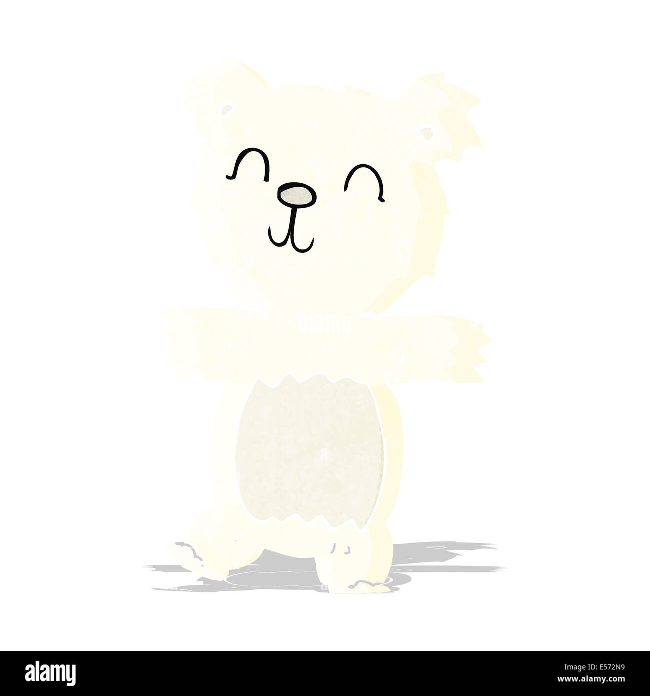 cartoon cute polar bear cub Stock Vector Image & Art - Alamy