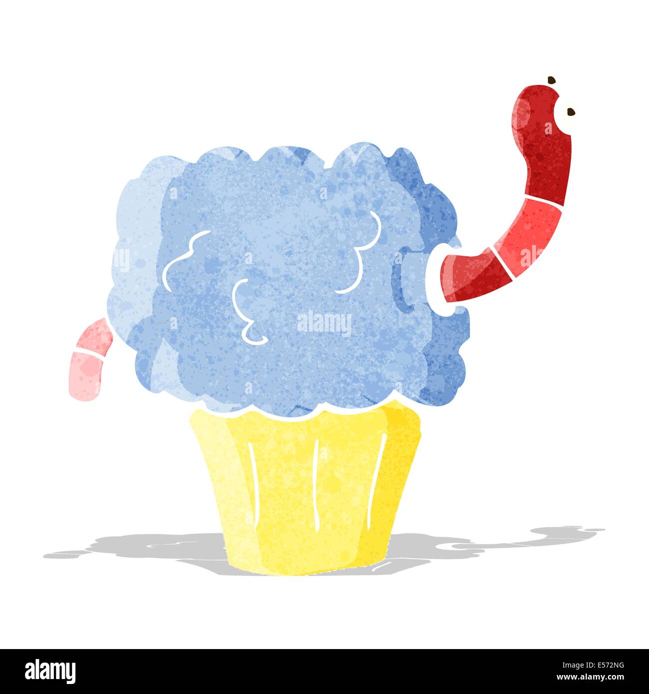 Cute cartoon worm in Cut Out Stock Images & Pictures - Alamy