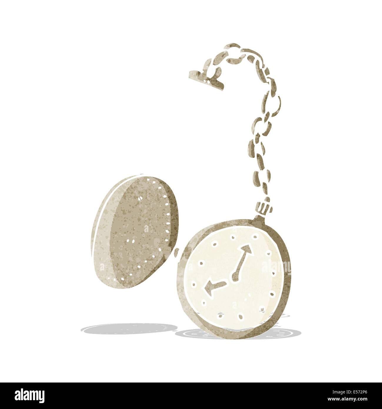 Cartoon old watch Cut Out Stock Images & Pictures - Alamy