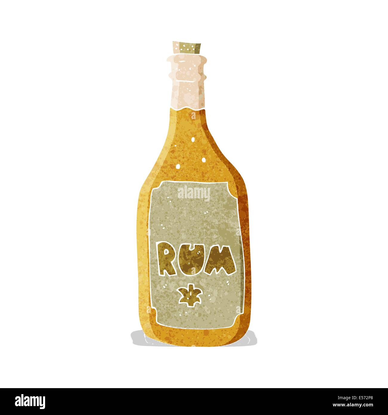 cartoon rum bottle Stock Vector Image & Art - Alamy