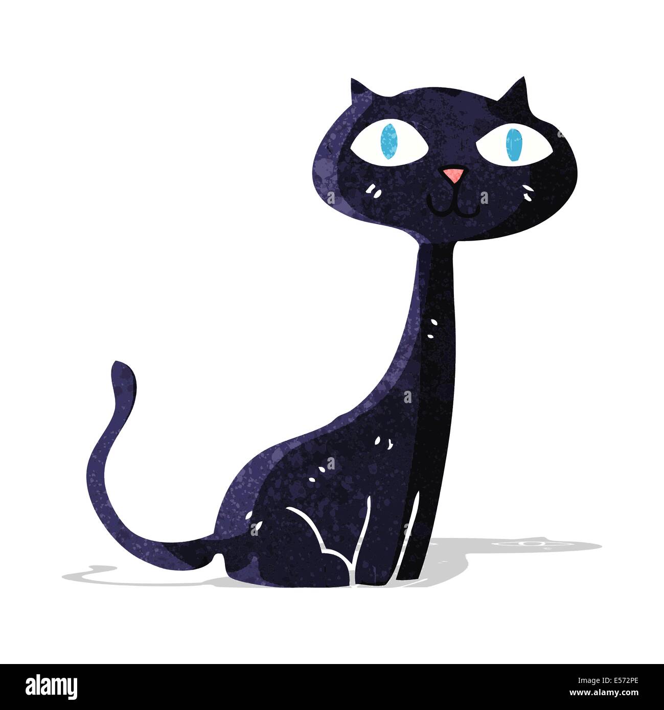 cartoon black cat Stock Vector Image & Art - Alamy