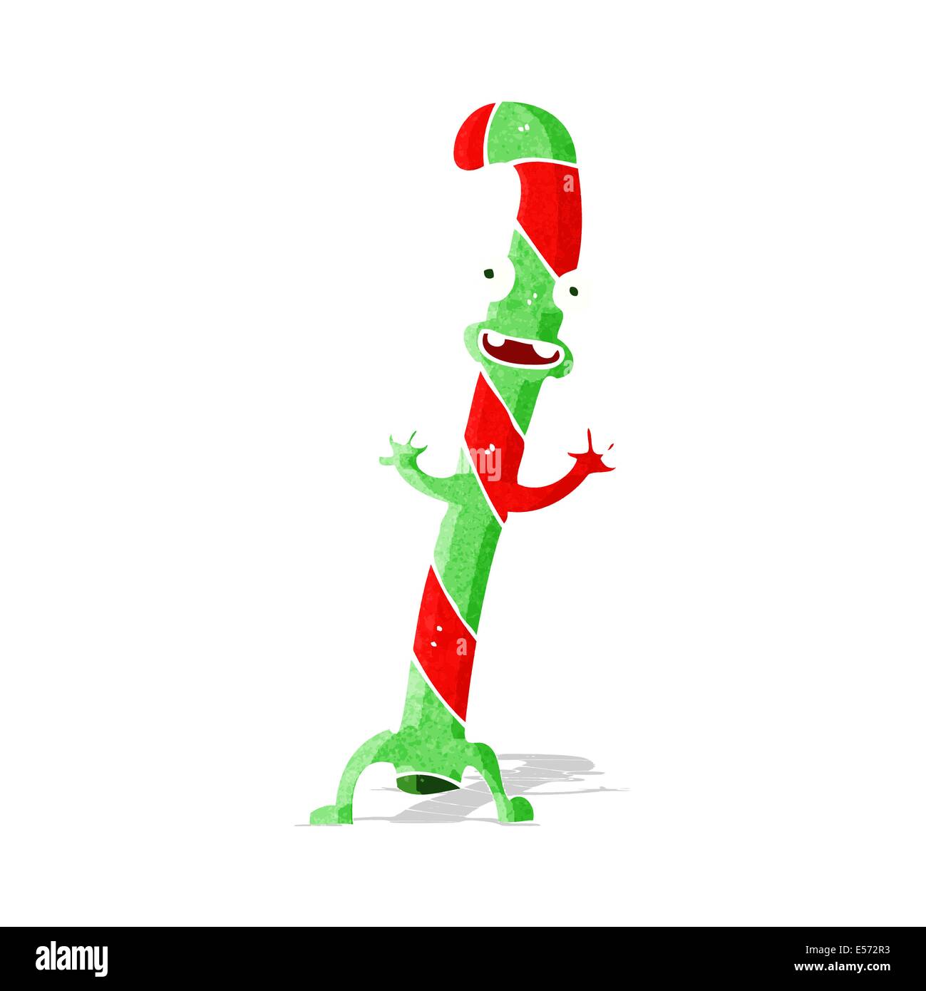 Cartoon dancing christmas candy cane hi-res stock photography and ...