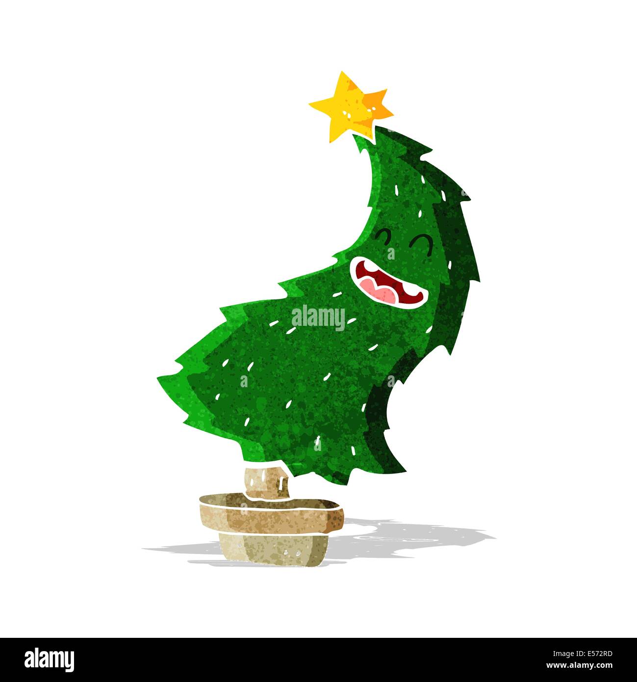 cartoon dancing christmas tree Stock Vector Image & Art - Alamy