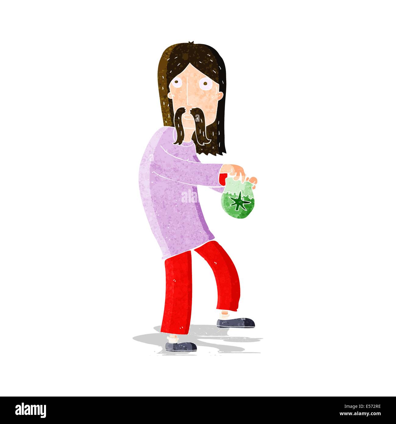 Cartoon bag weed hi-res stock photography and images - Alamy