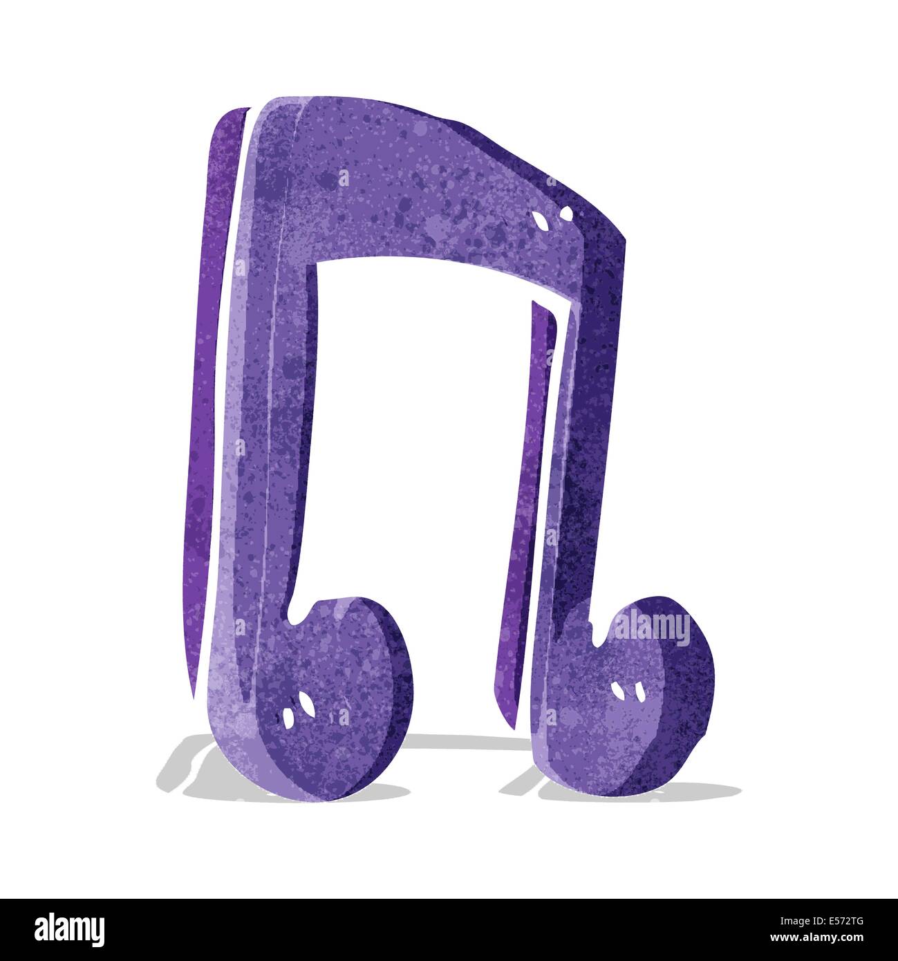 cartoon musical note Stock Vector Image & Art - Alamy