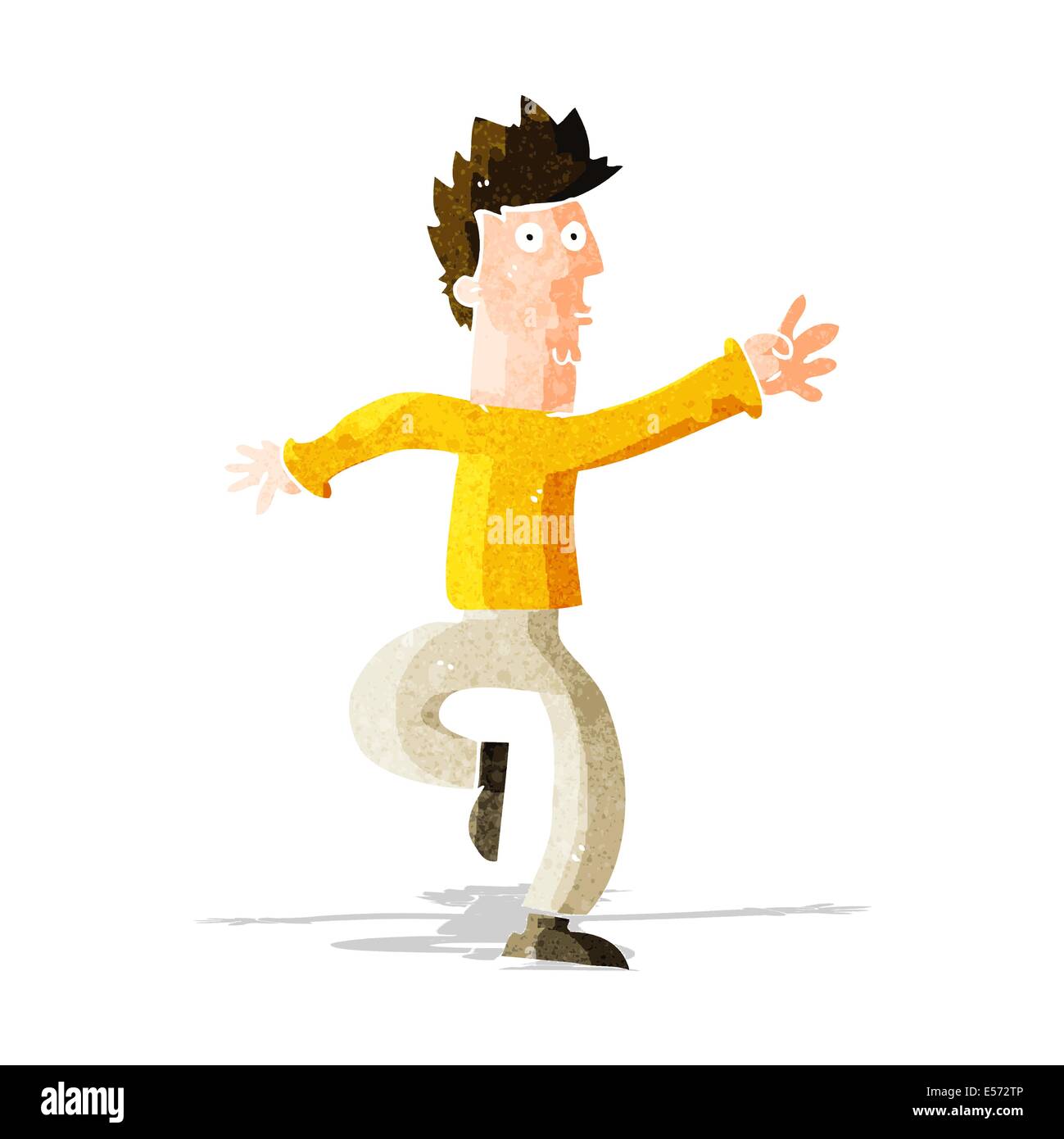 cartoon urgent man Stock Vector Image & Art - Alamy