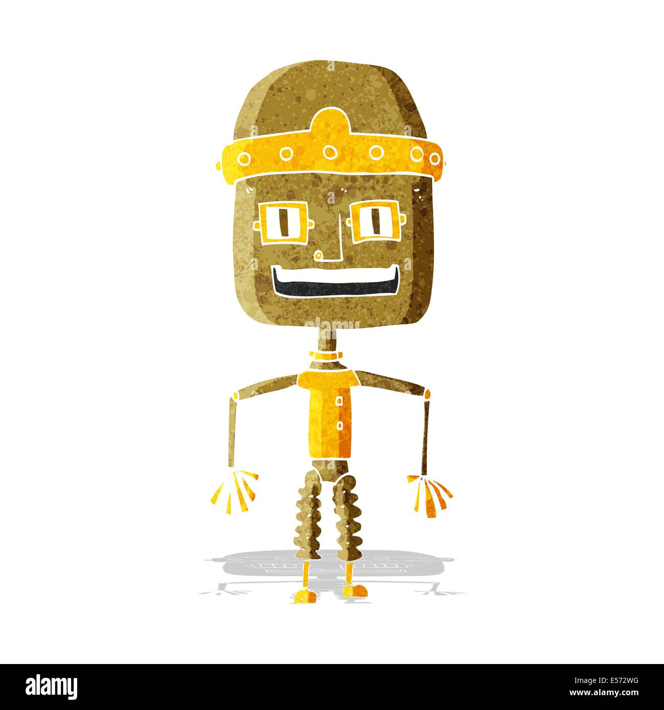 funny cartoon robot Stock Vector Image & Art - Alamy