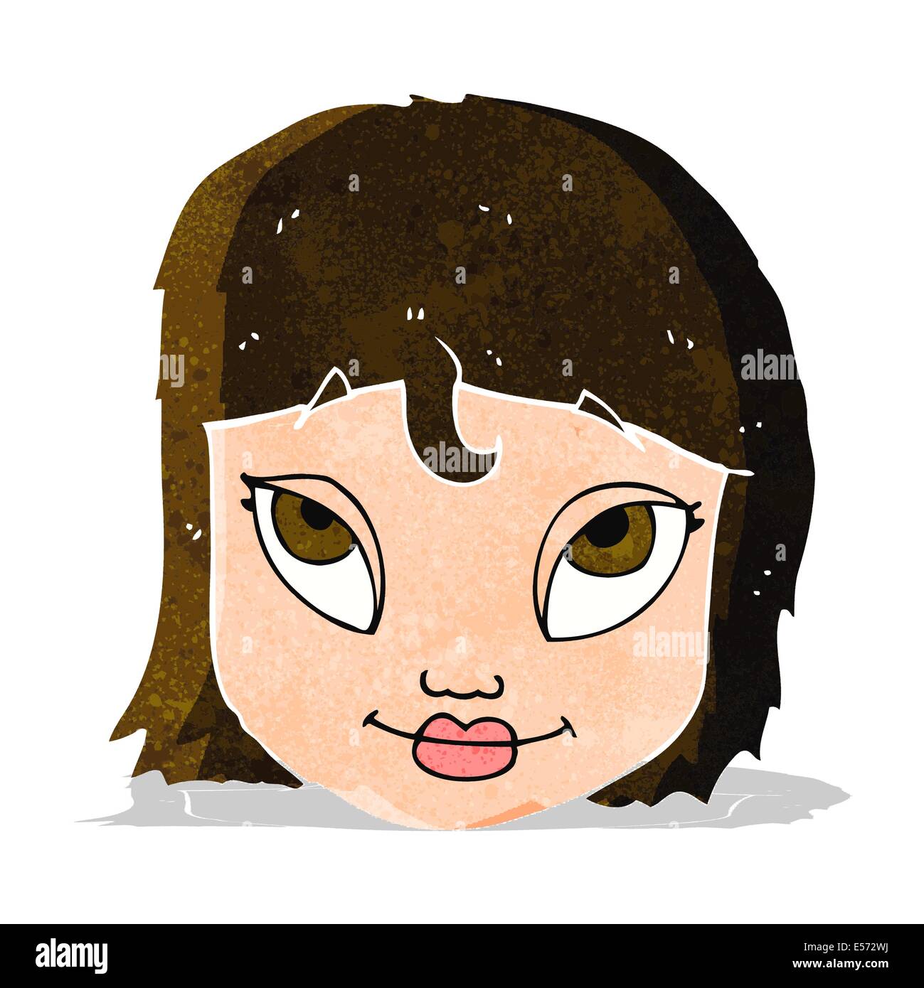 cartoon woman smiling Stock Vector Image & Art - Alamy