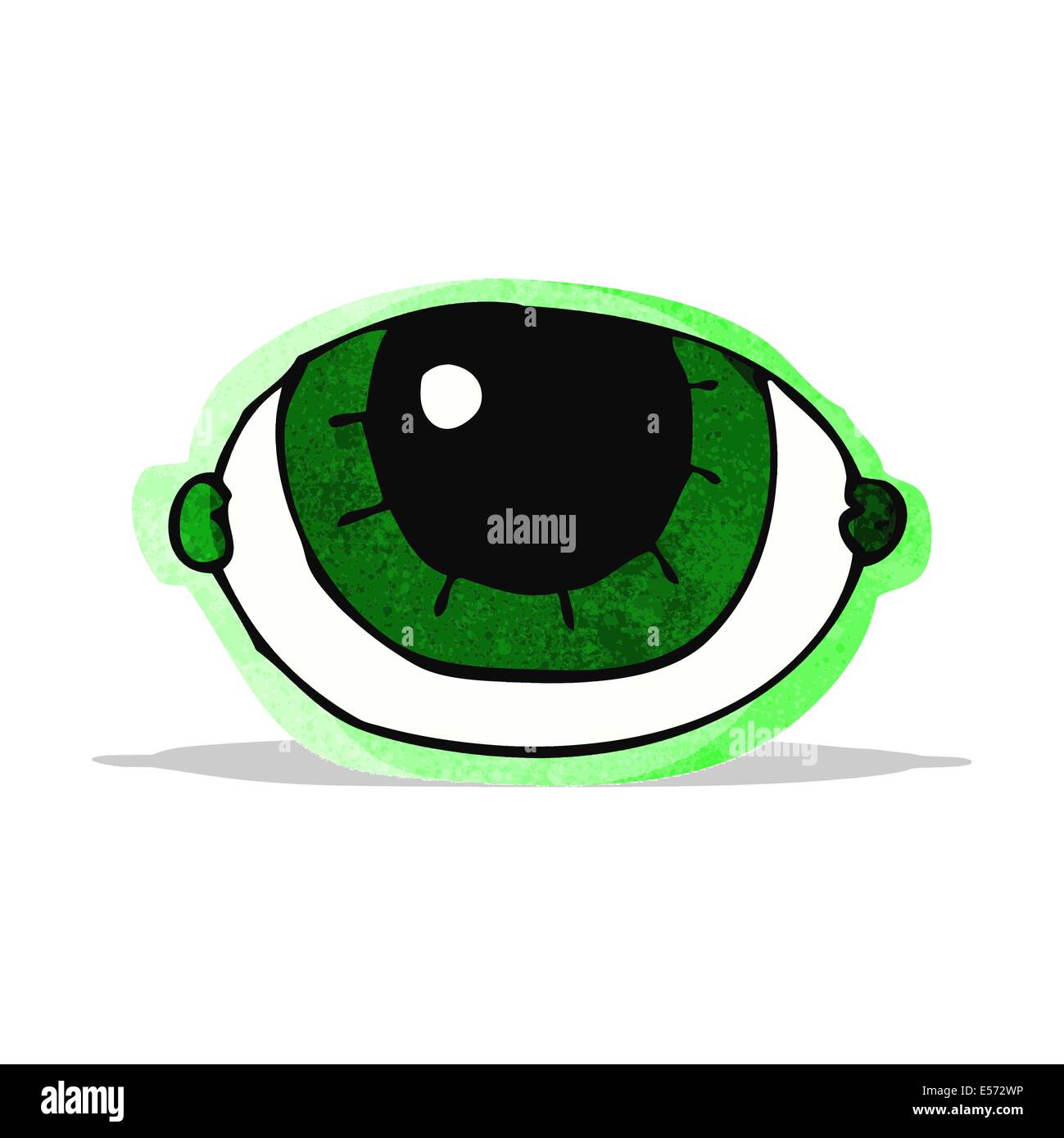 Cartoon staring eye Cut Out Stock Images & Pictures - Alamy