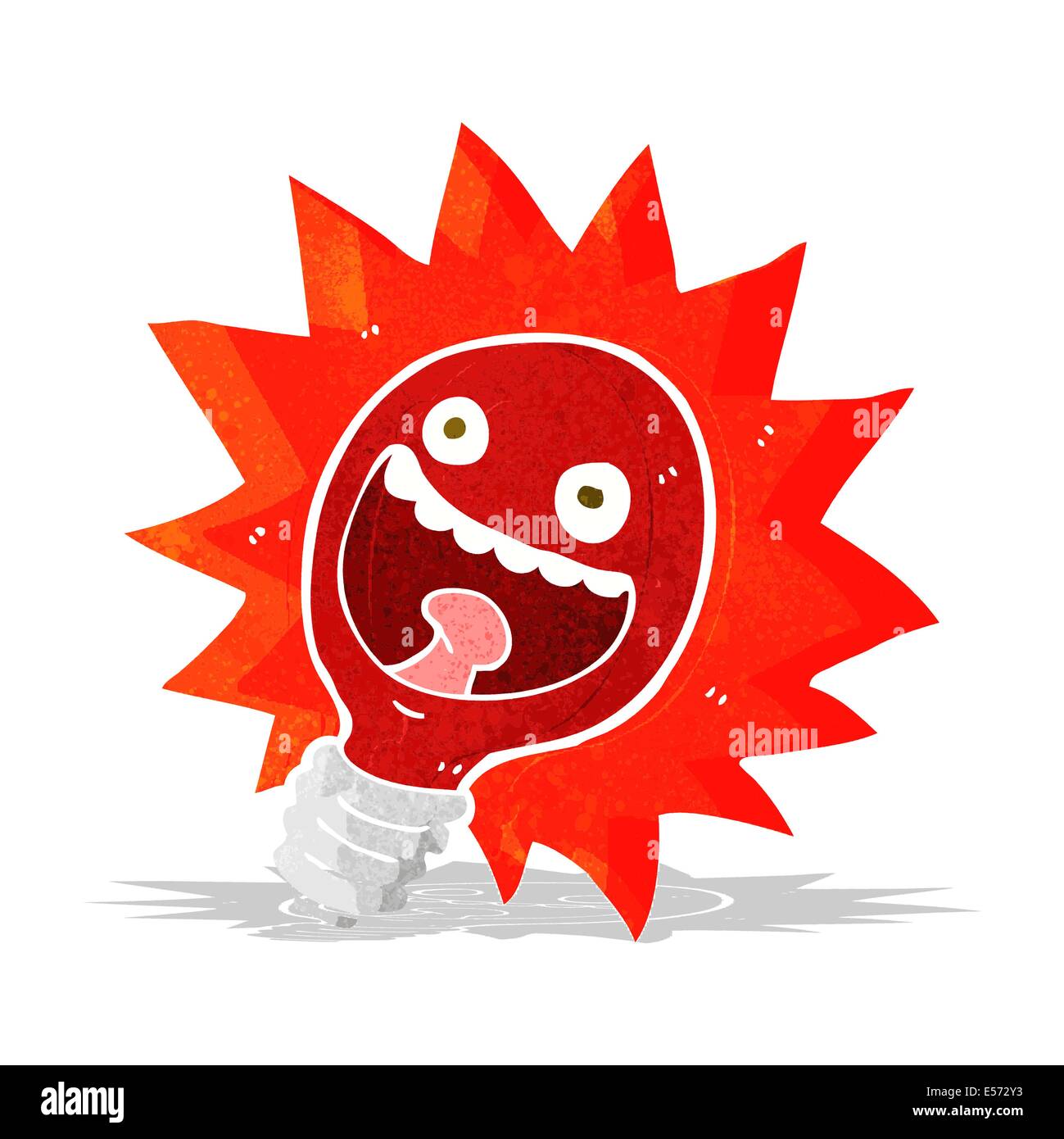 cartoon red lightbulb Stock Vector Image & Art - Alamy