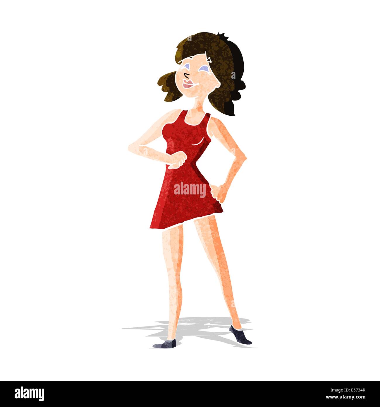 cartoon proud woman Stock Vector Image & Art - Alamy