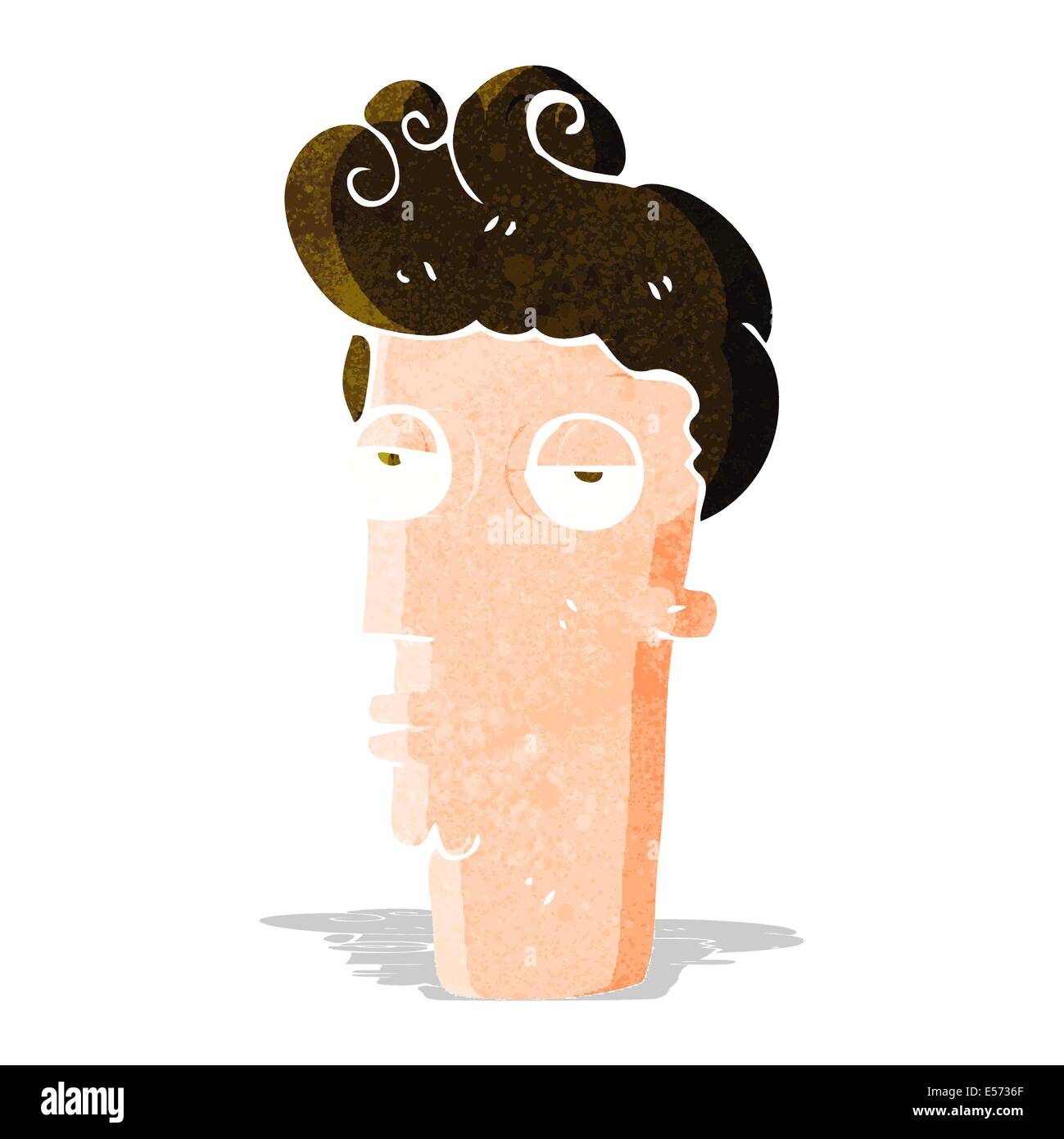 cartoon bored man's face Stock Vector Image & Art - Alamy