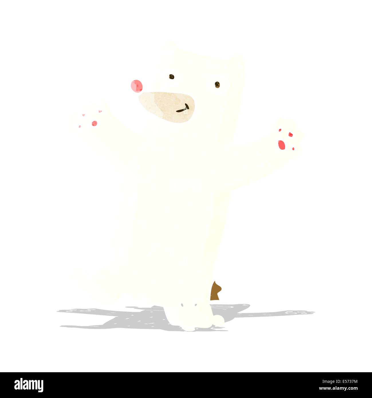 cartoon polar bear Stock Vector Image & Art - Alamy