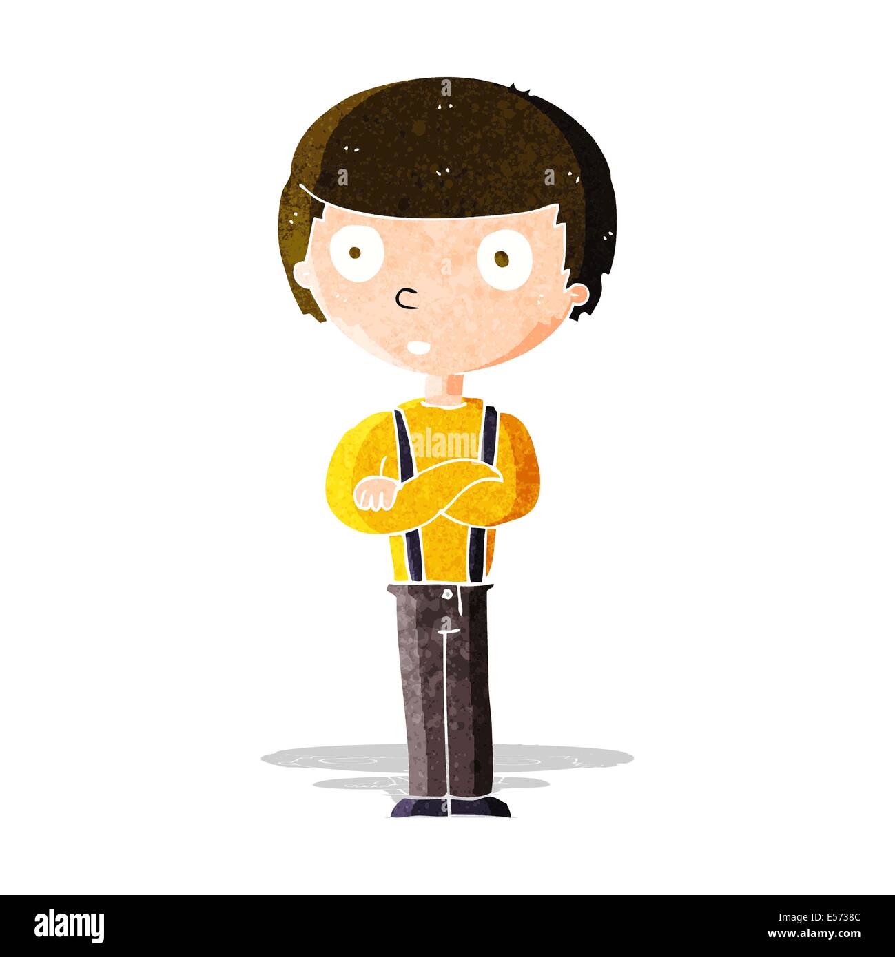 Cartoon boy staring Stock Vector Images - Alamy