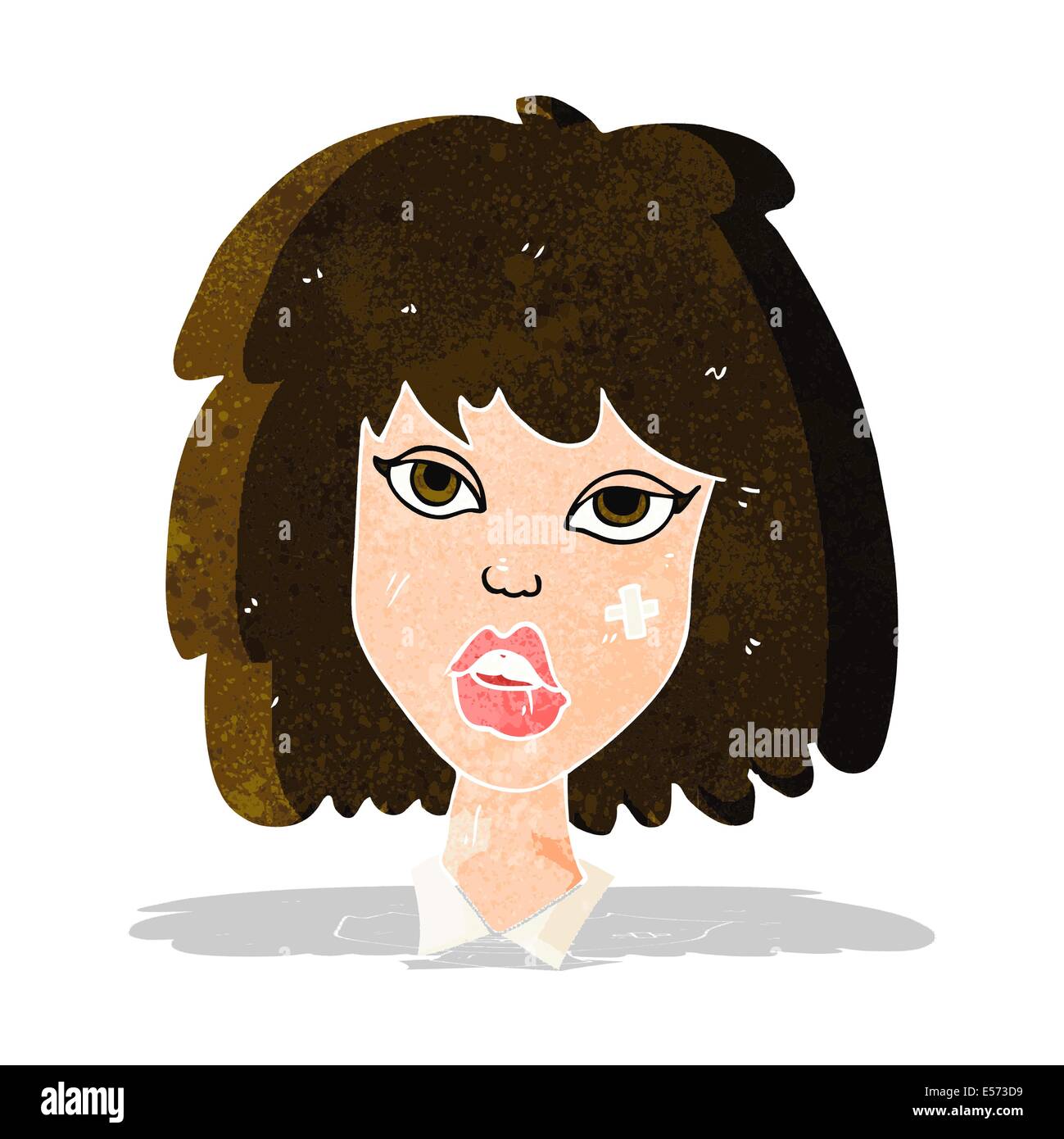 Woman bruised face Cut Out Stock Images & Pictures - Alamy