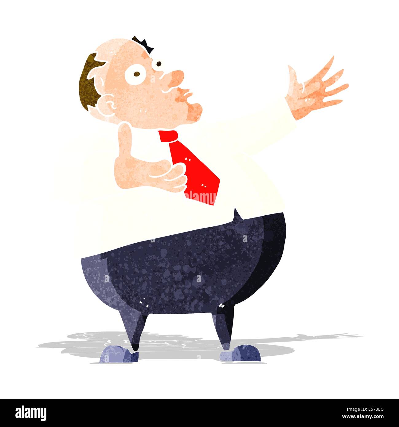 cartoon exasperated middle aged man Stock Vector Image & Art - Alamy
