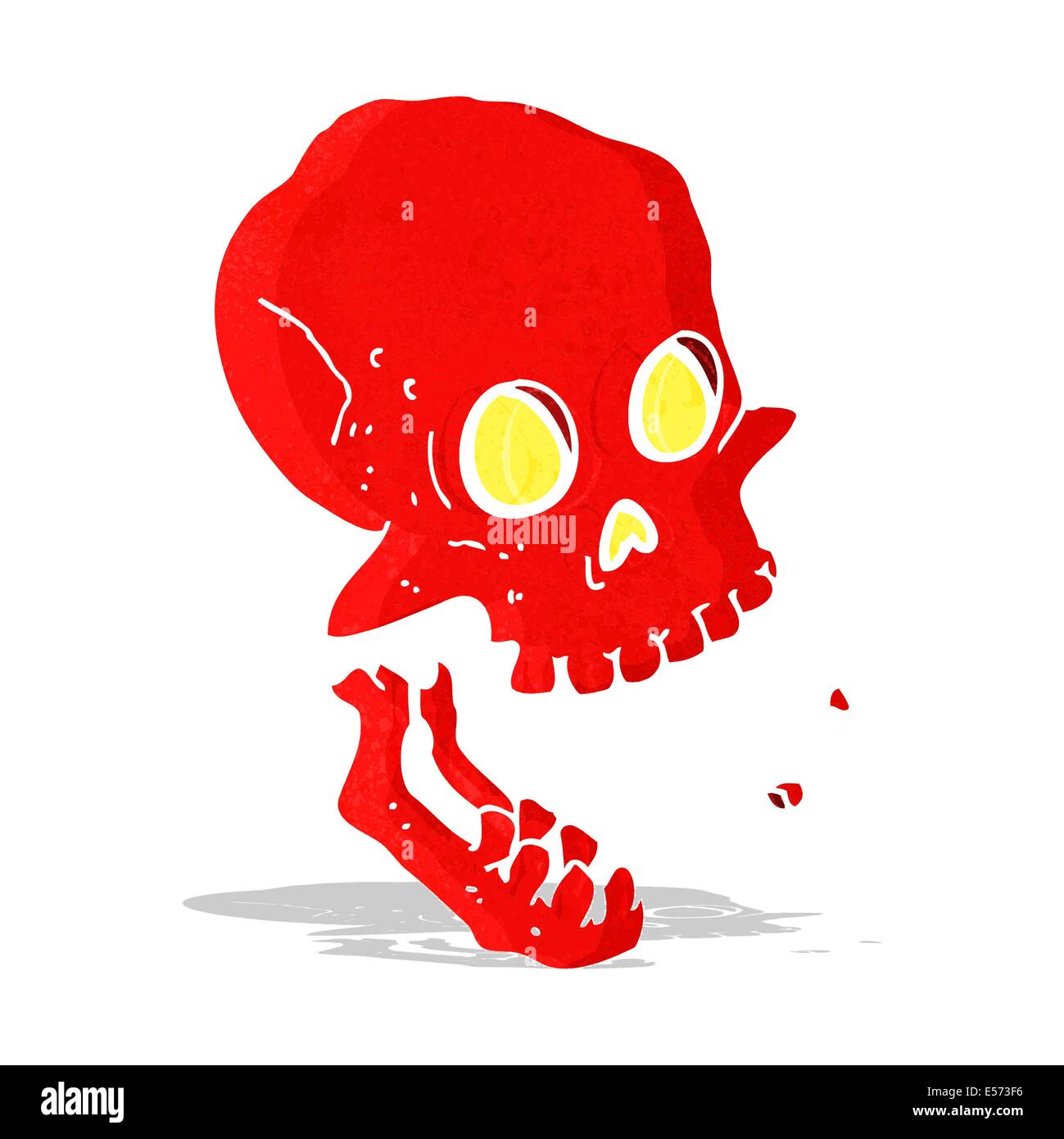 Laughing skull illustration Cut Out Stock Images & Pictures - Alamy