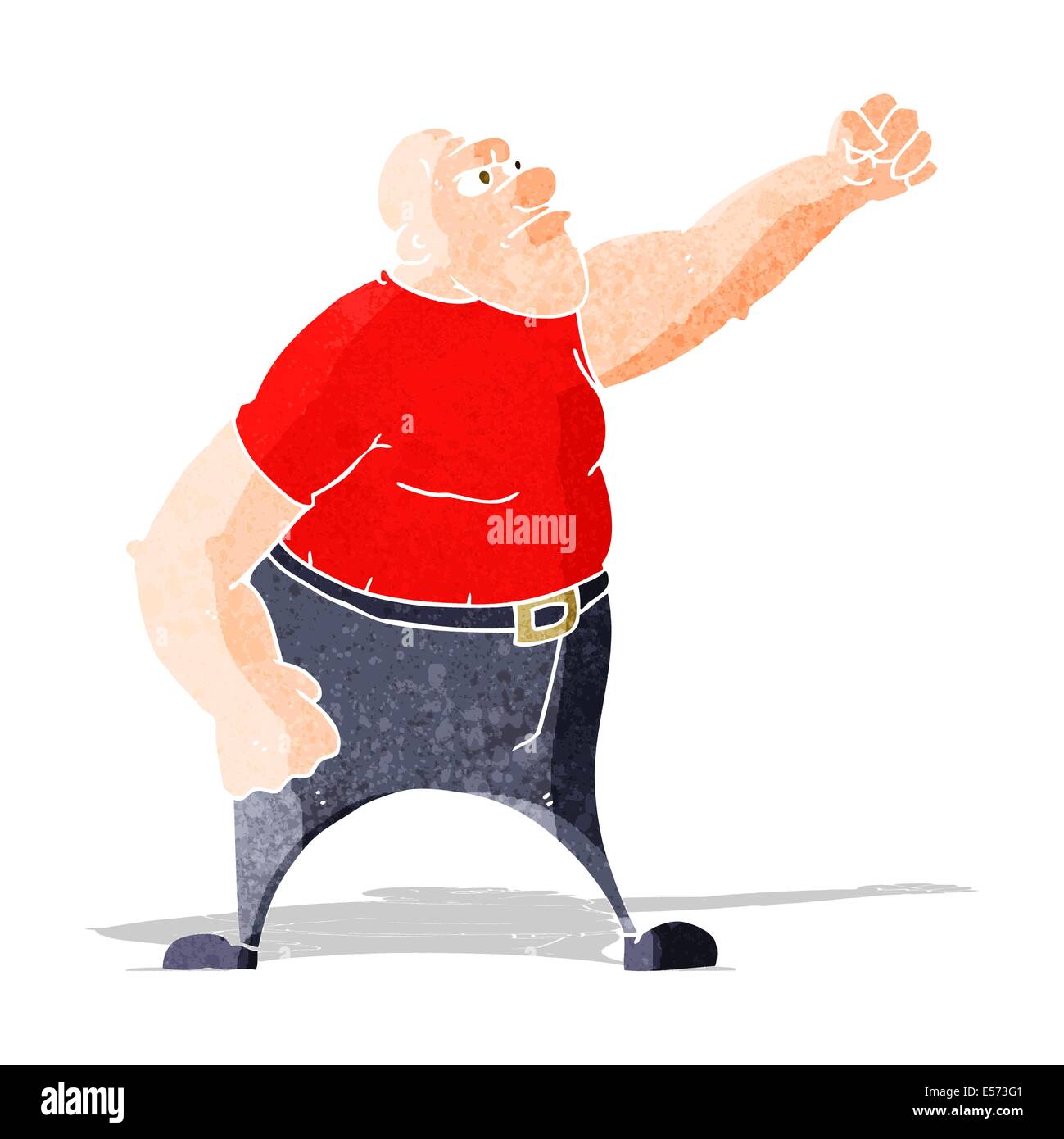 The brute man Stock Vector Images - Alamy