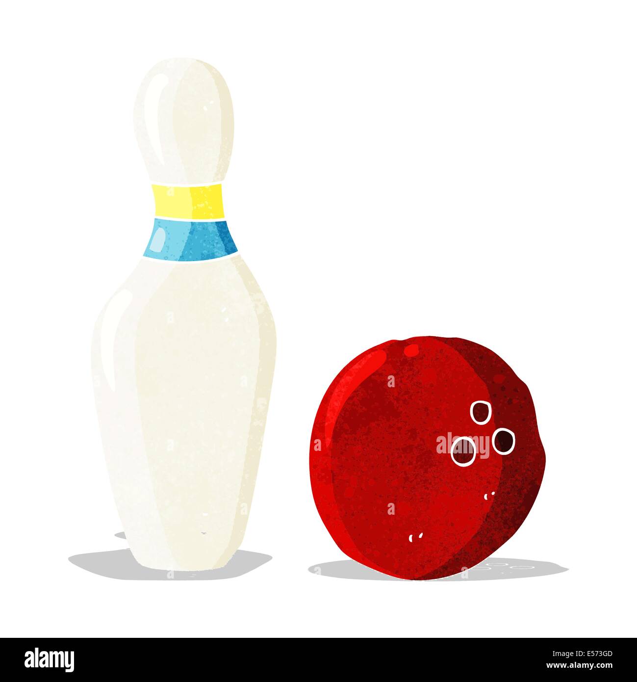 ten pin bowling cartoon Stock Vector Image & Art - Alamy