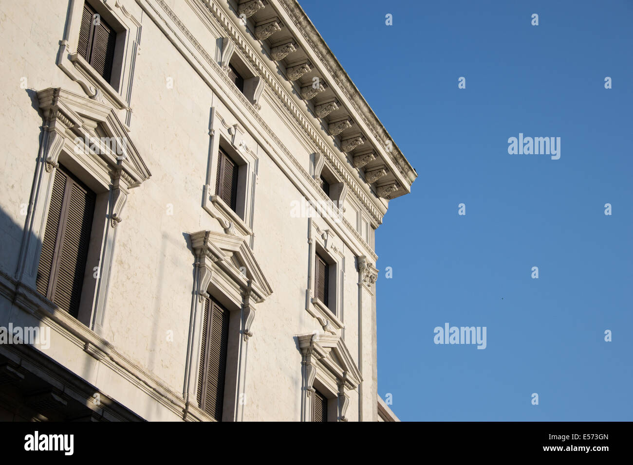 Architecture of renaissance in Ferrara Stock Photo - Alamy