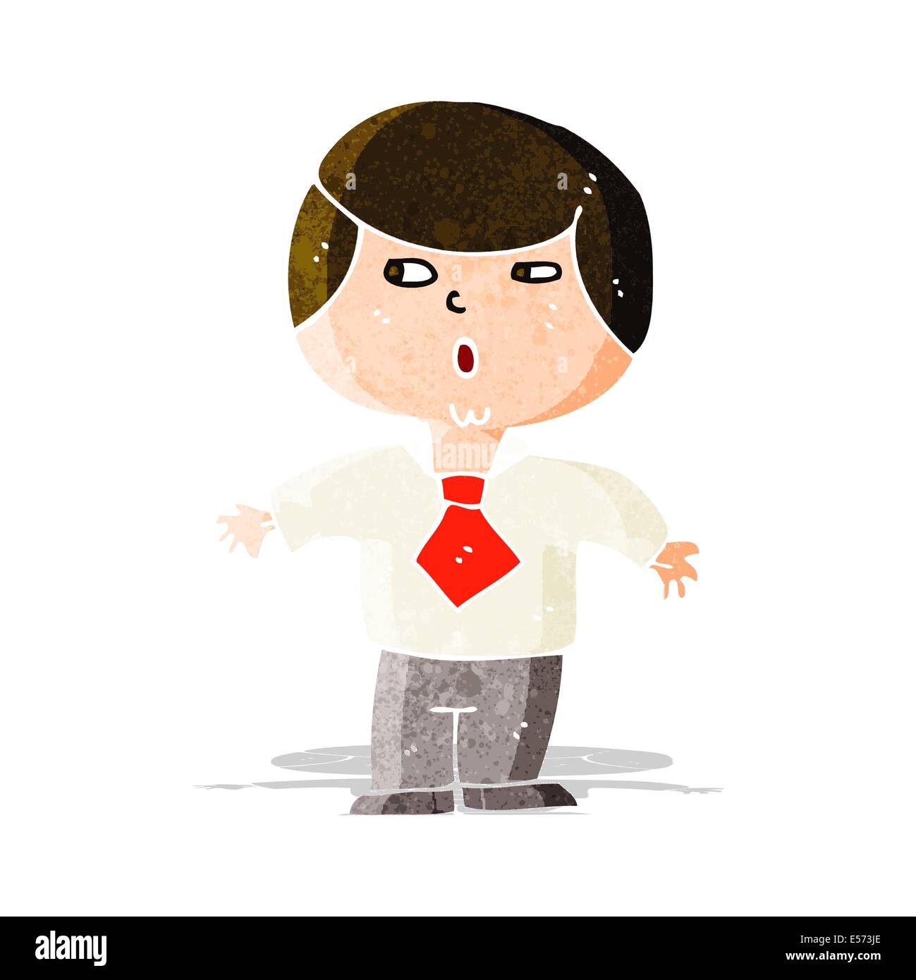 cartoon shocked boy Stock Vector Image & Art - Alamy