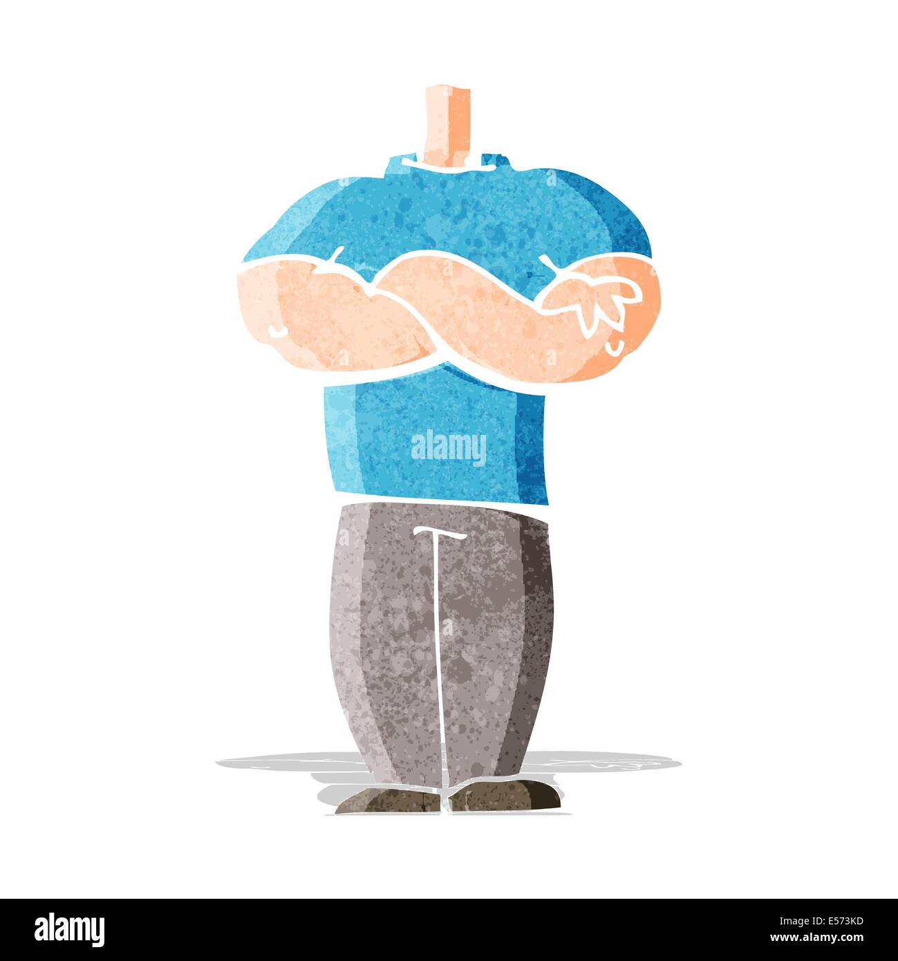cartoon body with folded arms (mix and match cartoons or add own photos ...