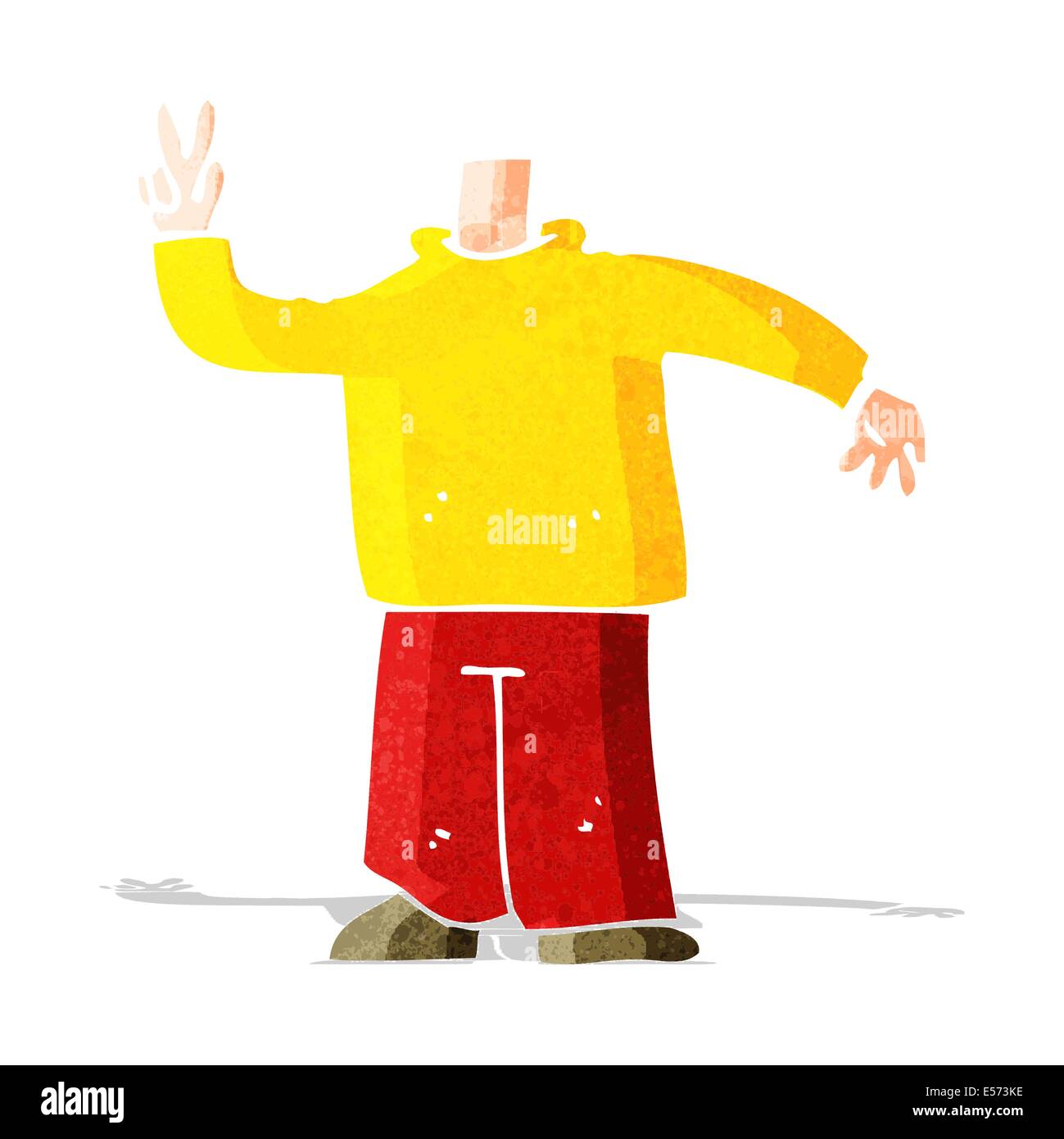 cartoon body giving peace sign (mix and match cartoons or add own ...