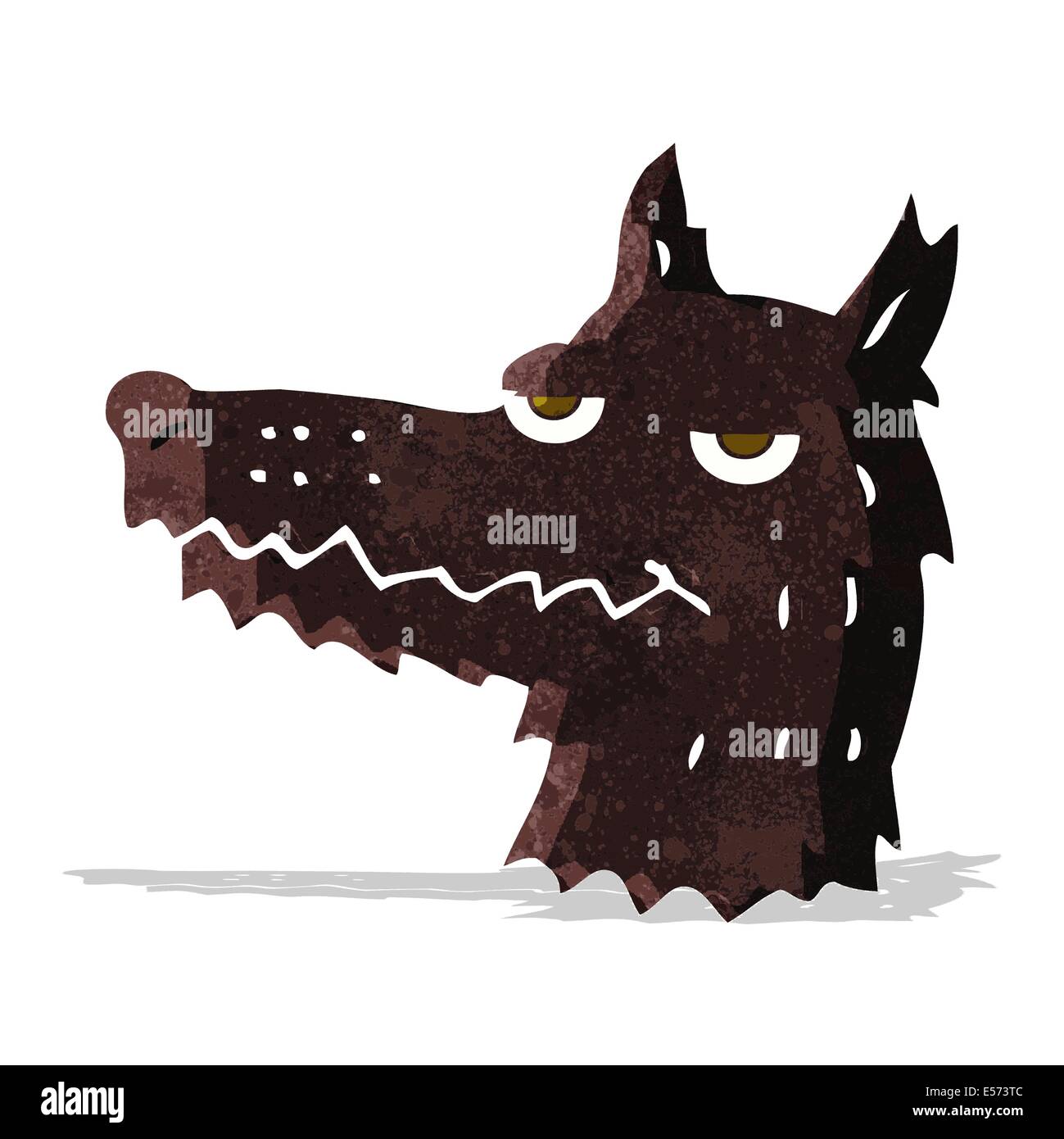 cartoon wolf head Stock Vector Image & Art - Alamy