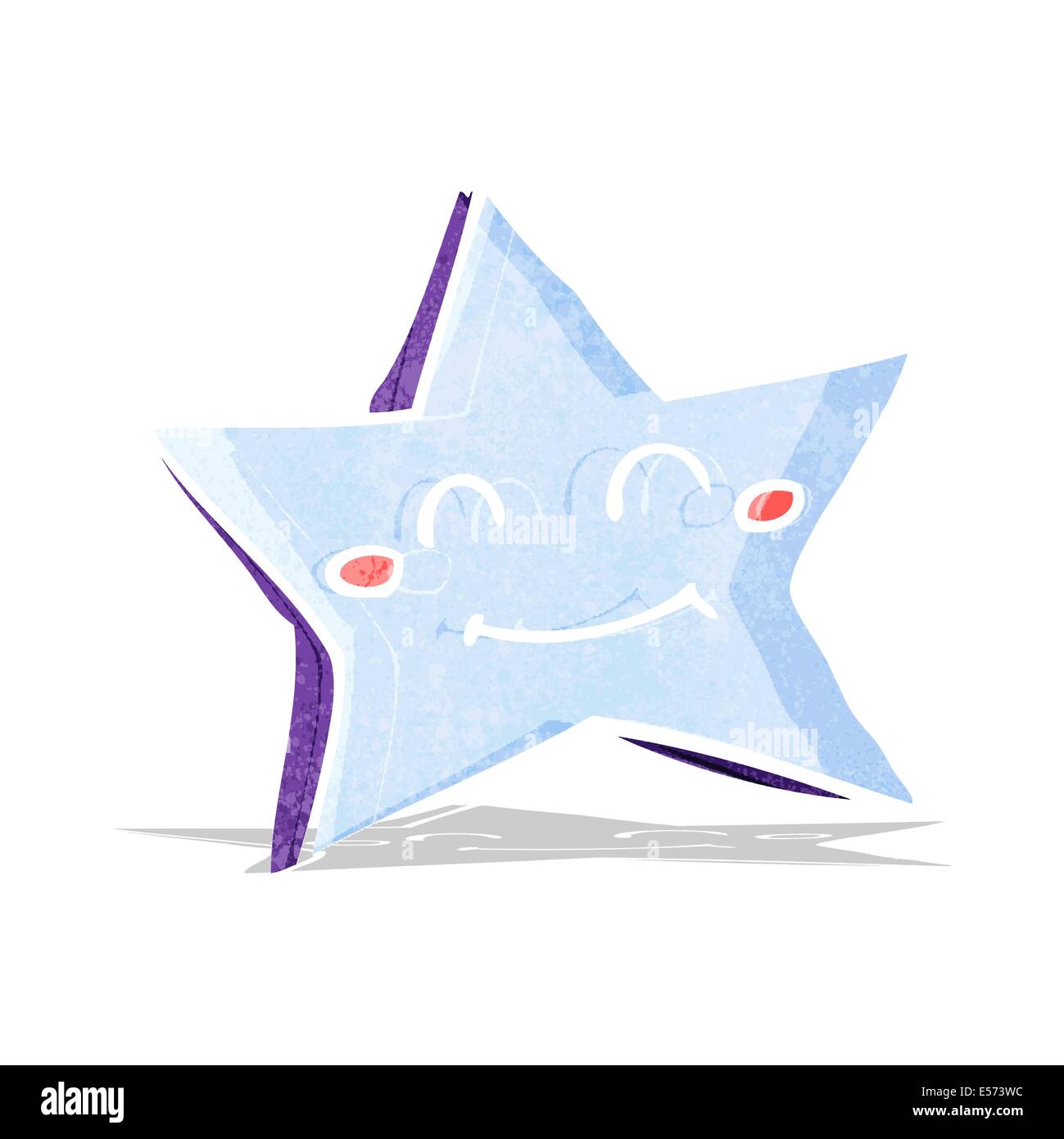 cartoon happy star character Stock Vector Image & Art - Alamy