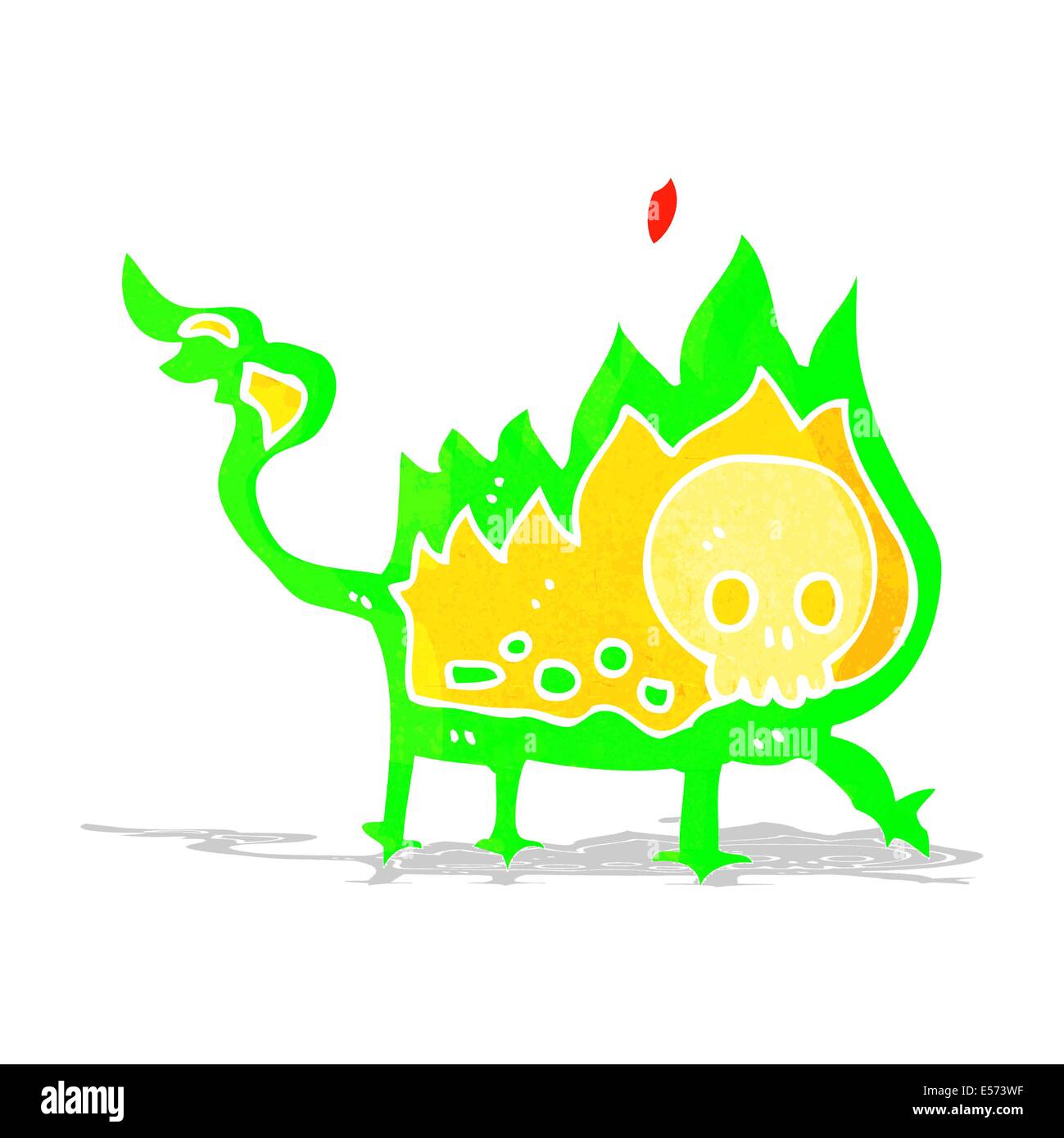 Cartoon little fire demon hi-res stock photography and images - Alamy