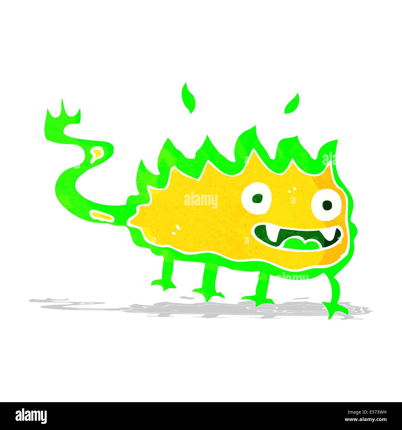 Cartoon little fire demon hi-res stock photography and images - Alamy