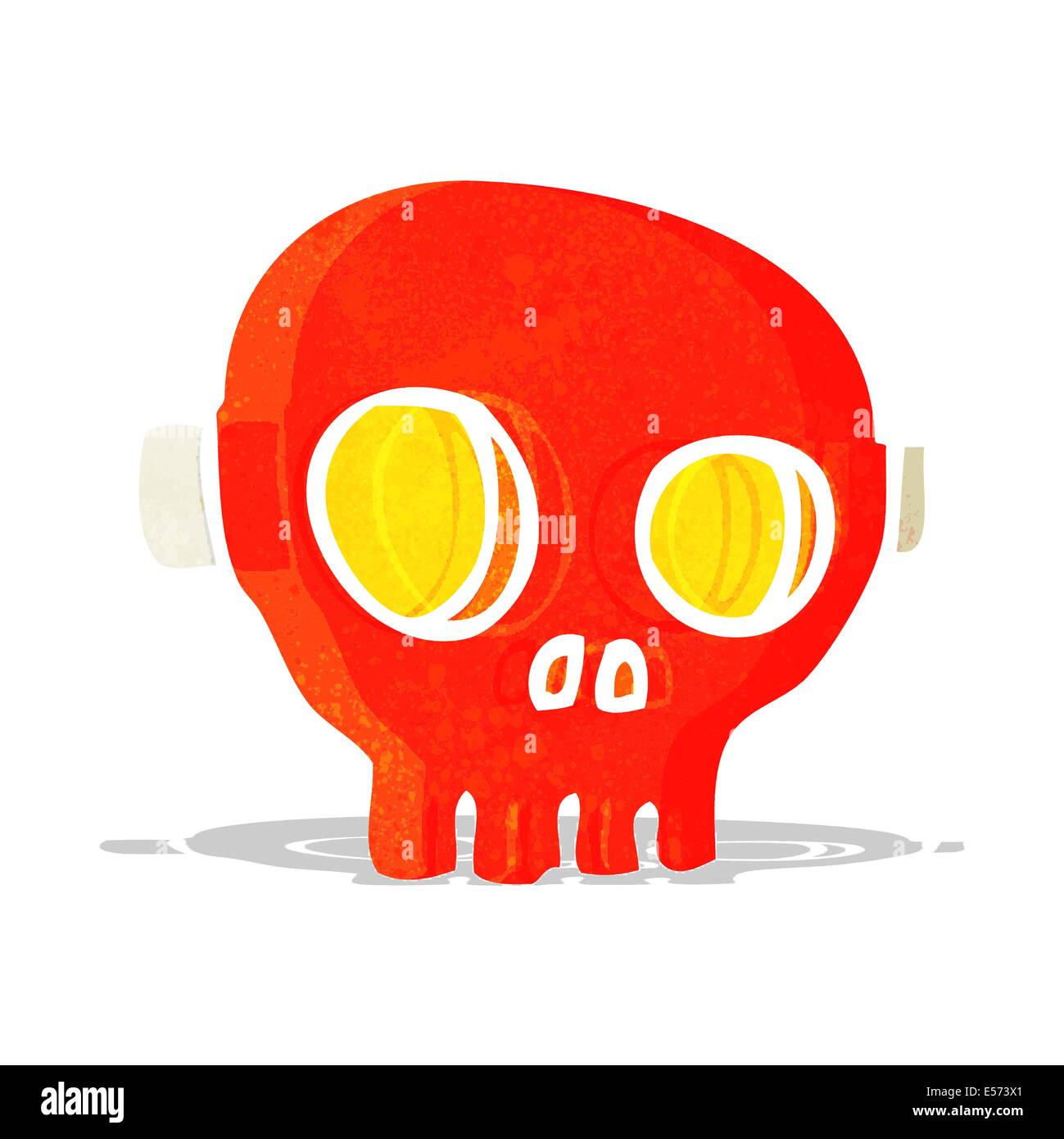 cartoon spooky skull mask Stock Vector Image & Art - Alamy