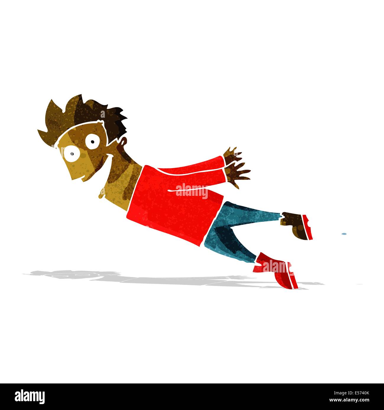 cartoon drenched man flying Stock Vector Image & Art - Alamy