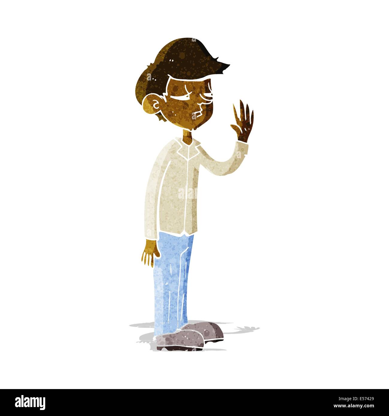 cartoon arrogant boy Stock Vector Image & Art - Alamy