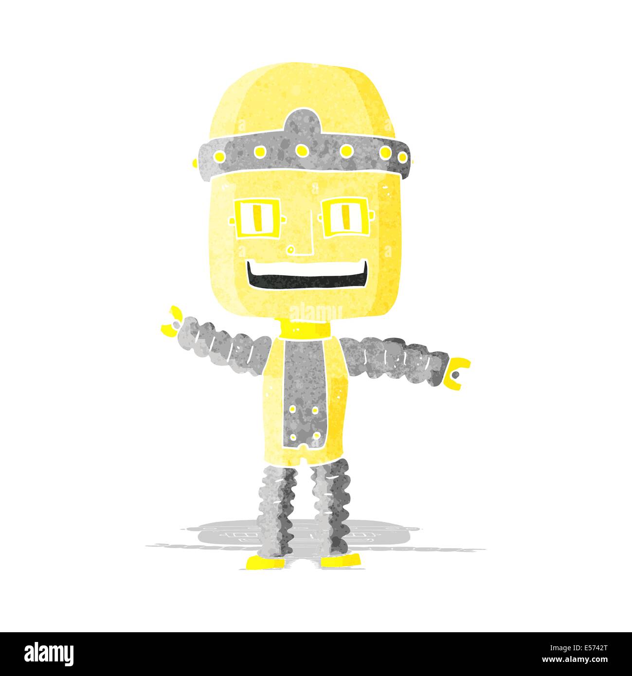 cartoon waving robot Stock Vector Image & Art - Alamy