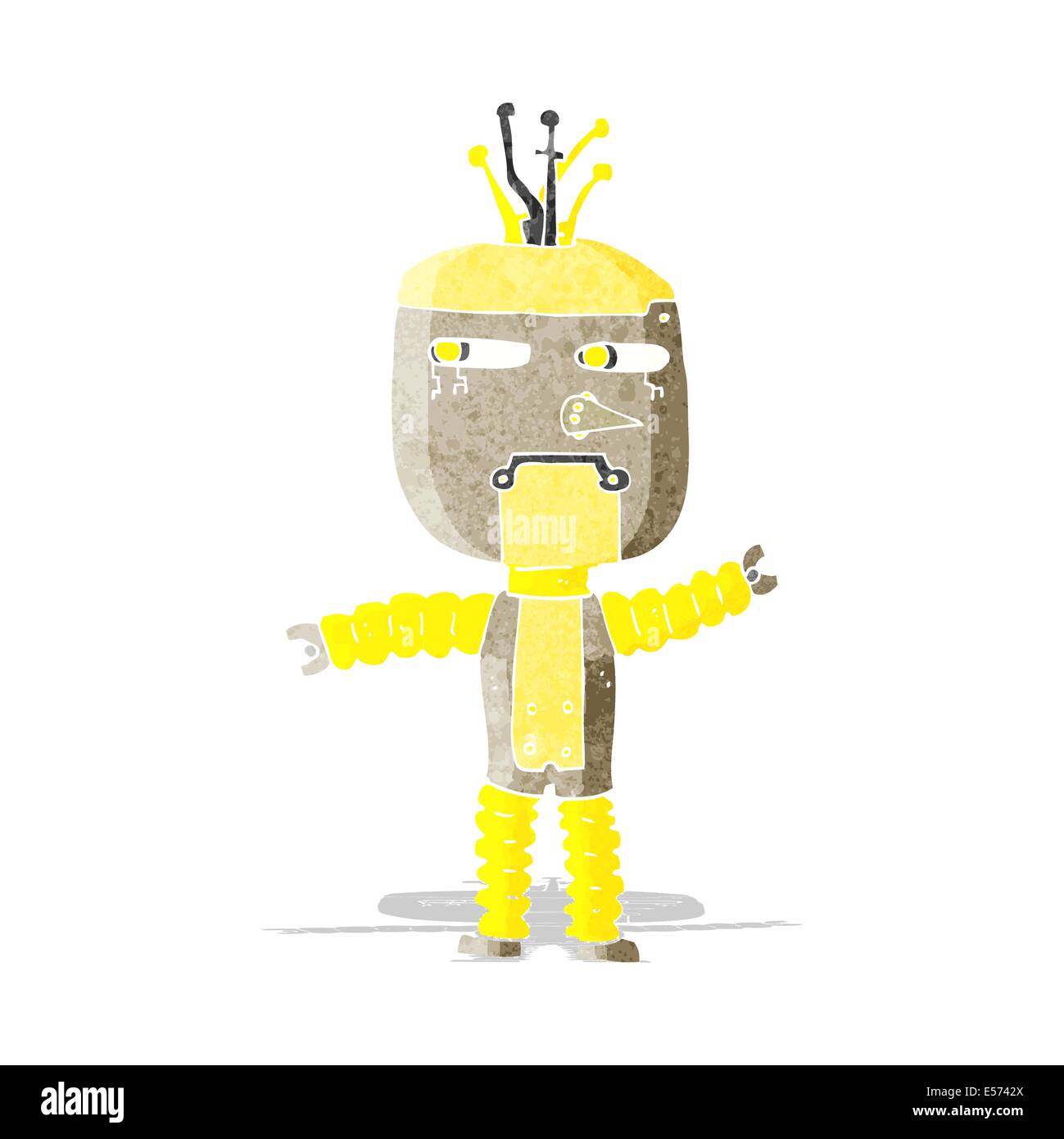 cartoon waving robot Stock Vector Image & Art - Alamy