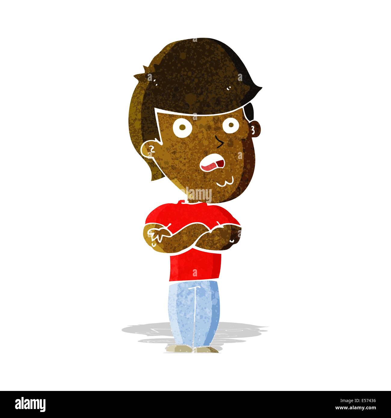 Cartoon disappointed man hi-res stock photography and images - Alamy