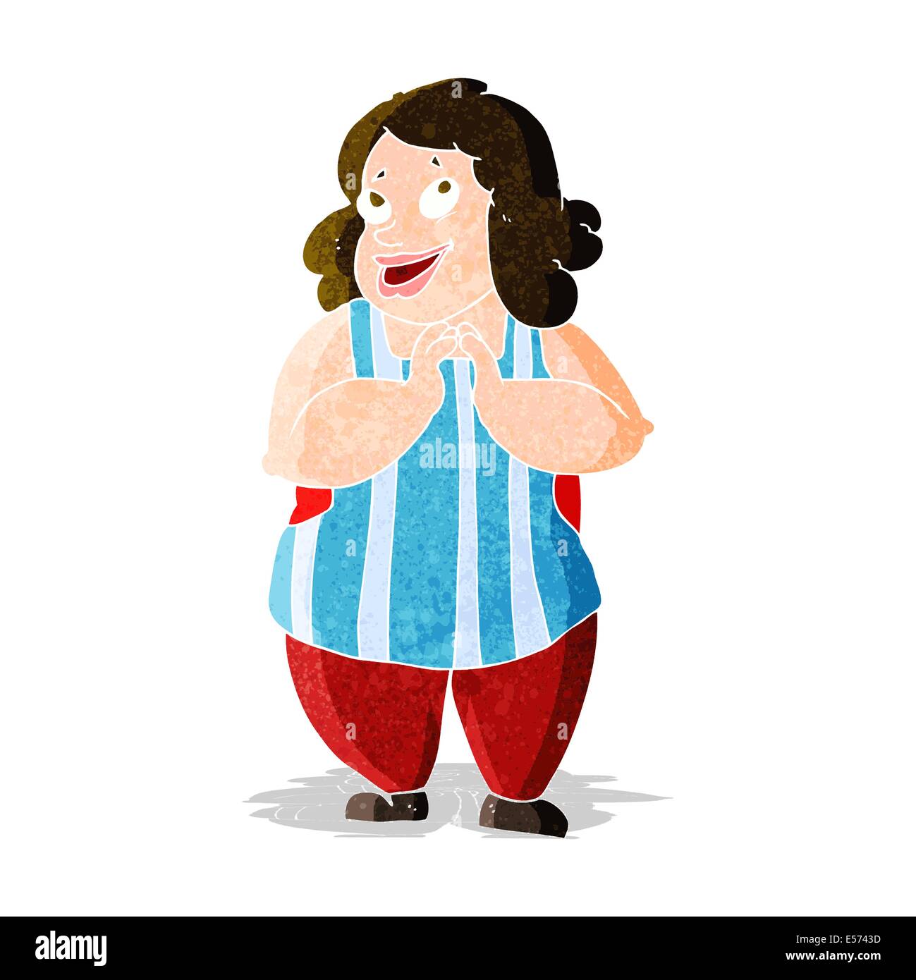 Fat cook, woman Stock Vector Images - Alamy