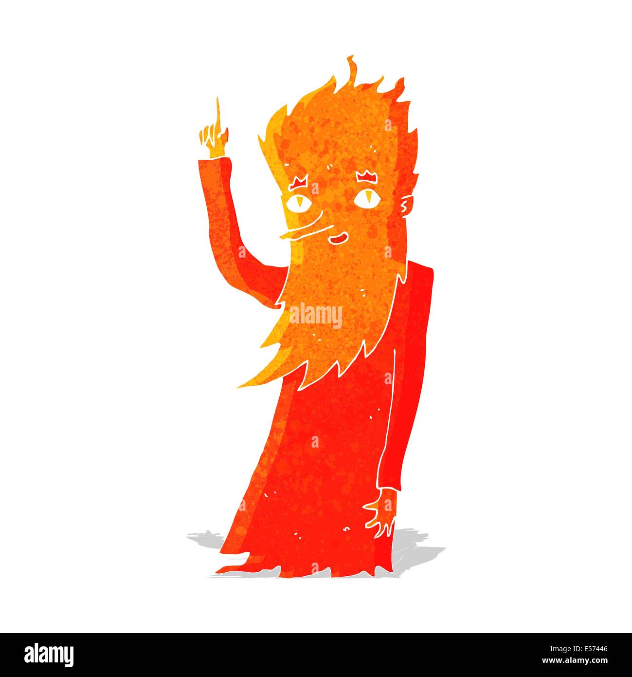 cartoon fire spirit Stock Vector Image & Art - Alamy