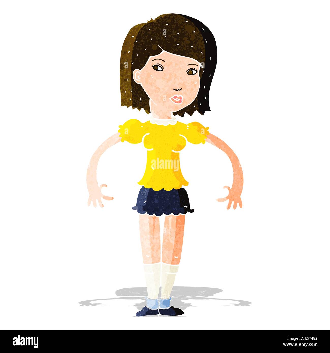 Looking nervous Stock Vector Images - Alamy