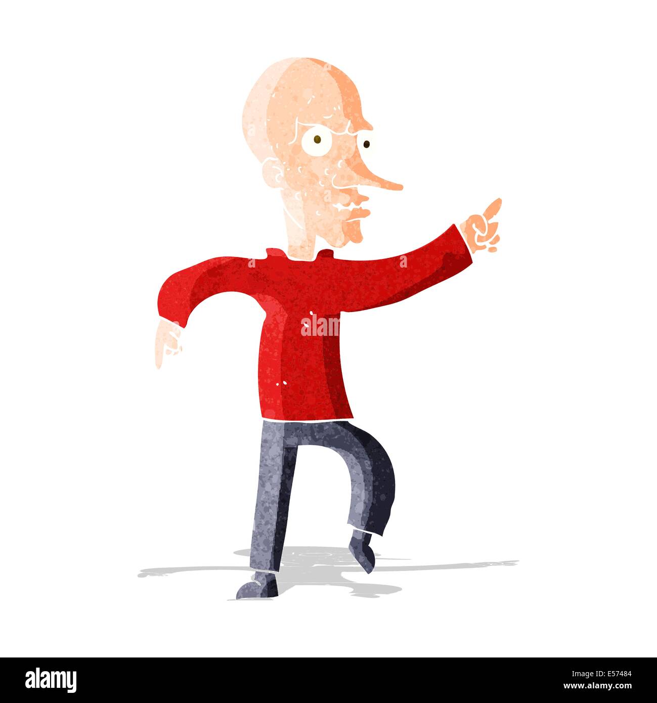 cartoon angry old man Stock Vector Image & Art - Alamy