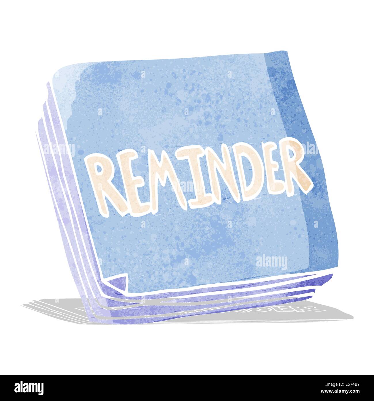 cartoon reminder notes Stock Vector Image & Art - Alamy