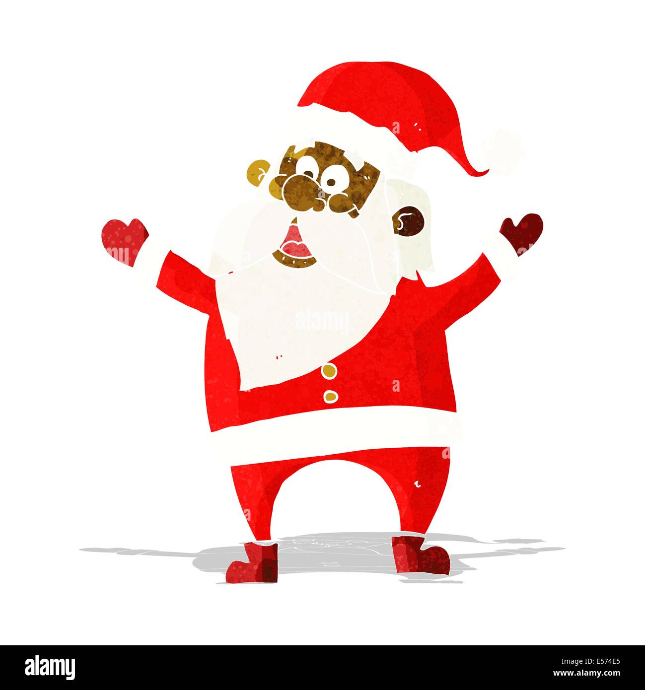 cartoon santa claus Stock Vector Image & Art - Alamy