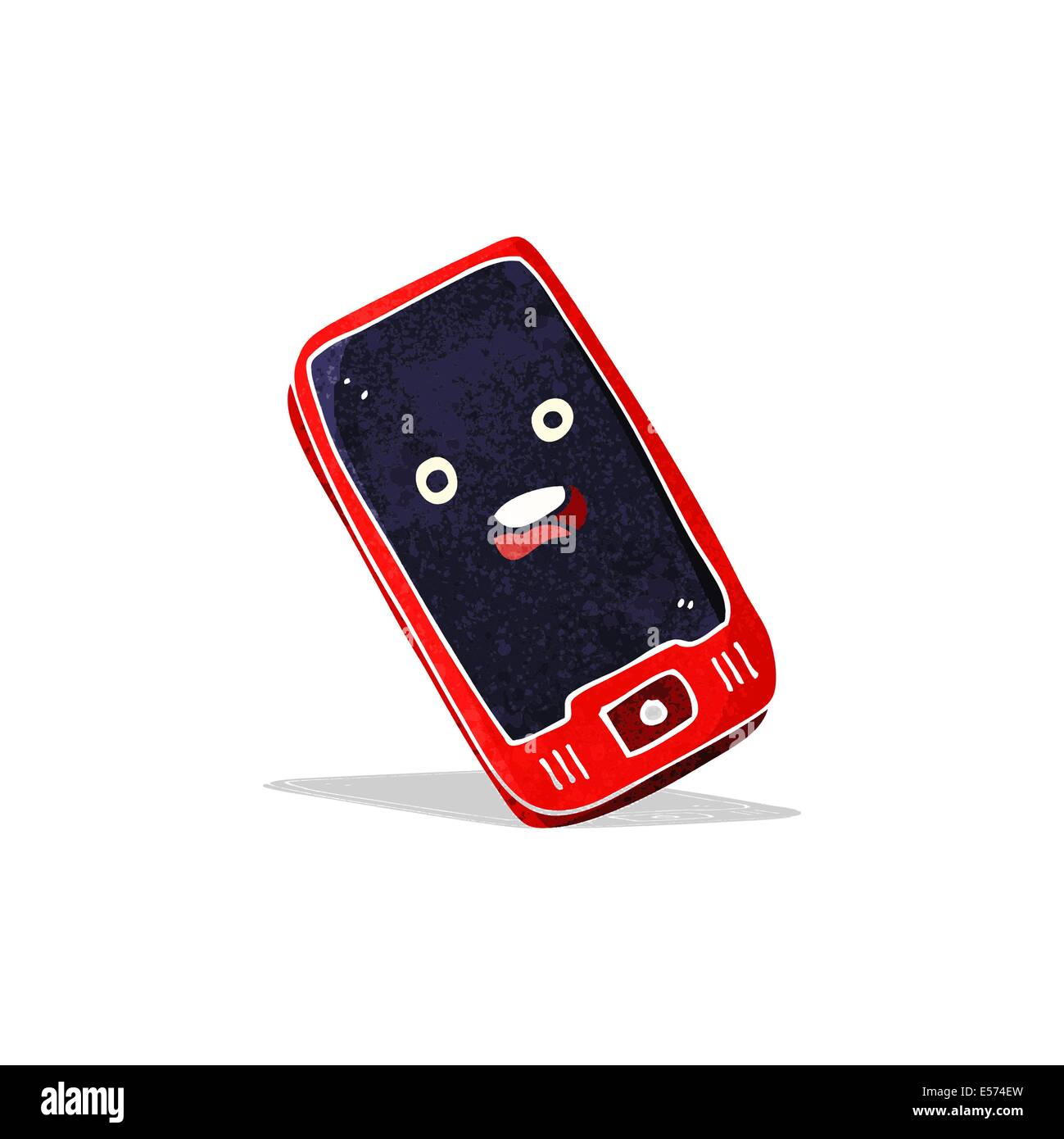 cartoon mobile phone Stock Vector Image & Art - Alamy