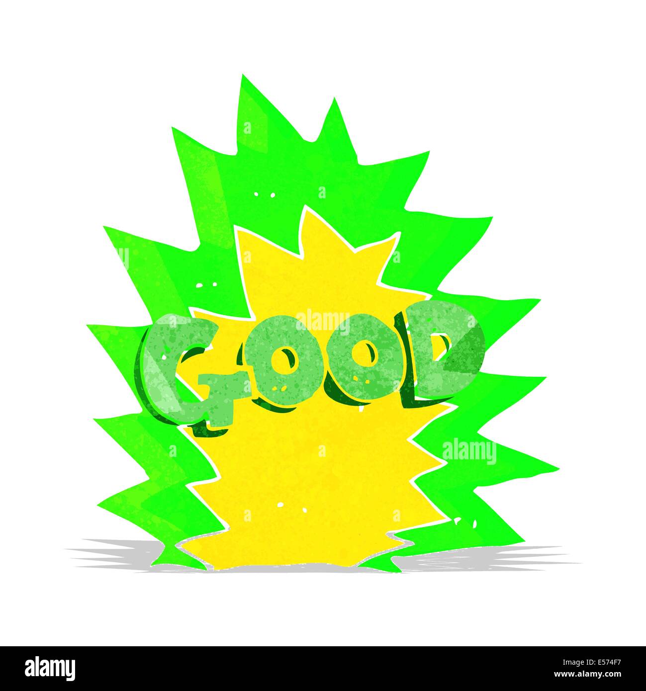 cartoon explosion good symbol Stock Vector Image & Art - Alamy