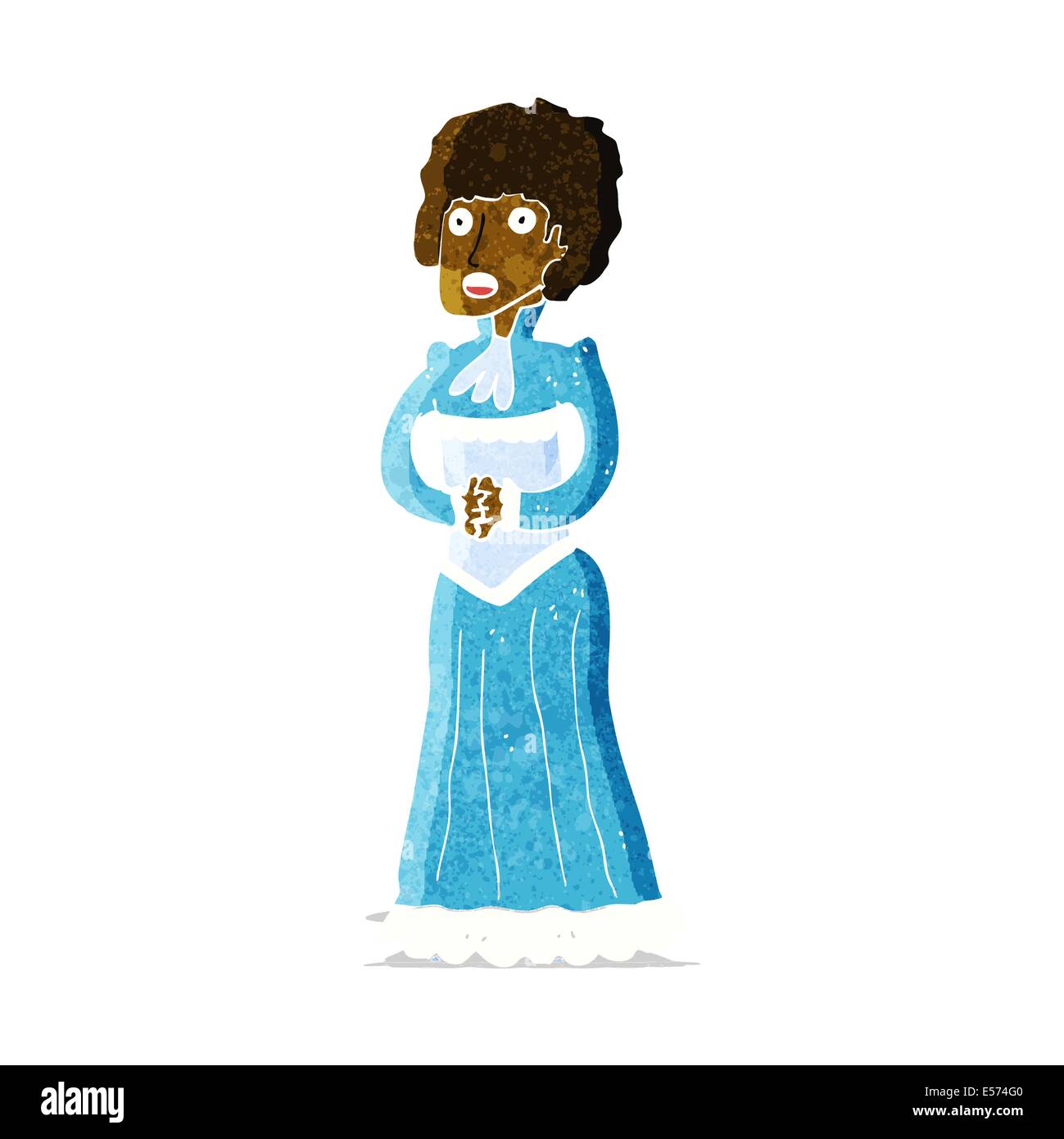 cartoon shocked victorian woman Stock Vector Image & Art - Alamy